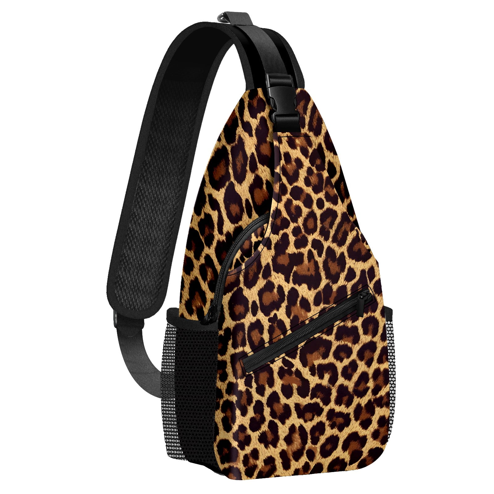Genhuyiz, Sling Backpack Women Mini Crossbody Bag, Leopard Print ...