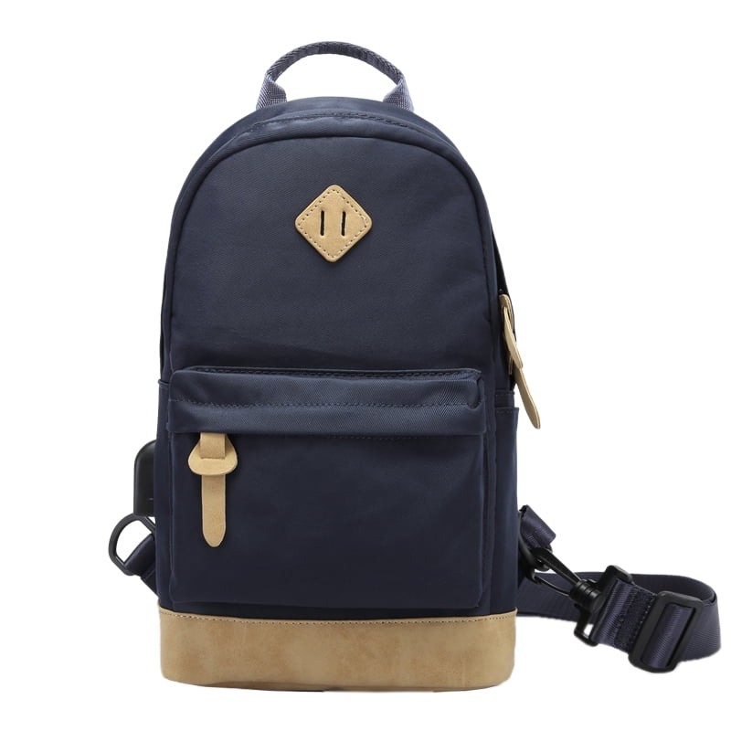 Sling Bag Crossbody Backpack: Over Shoulder Daypack Casual Cross Chest ...