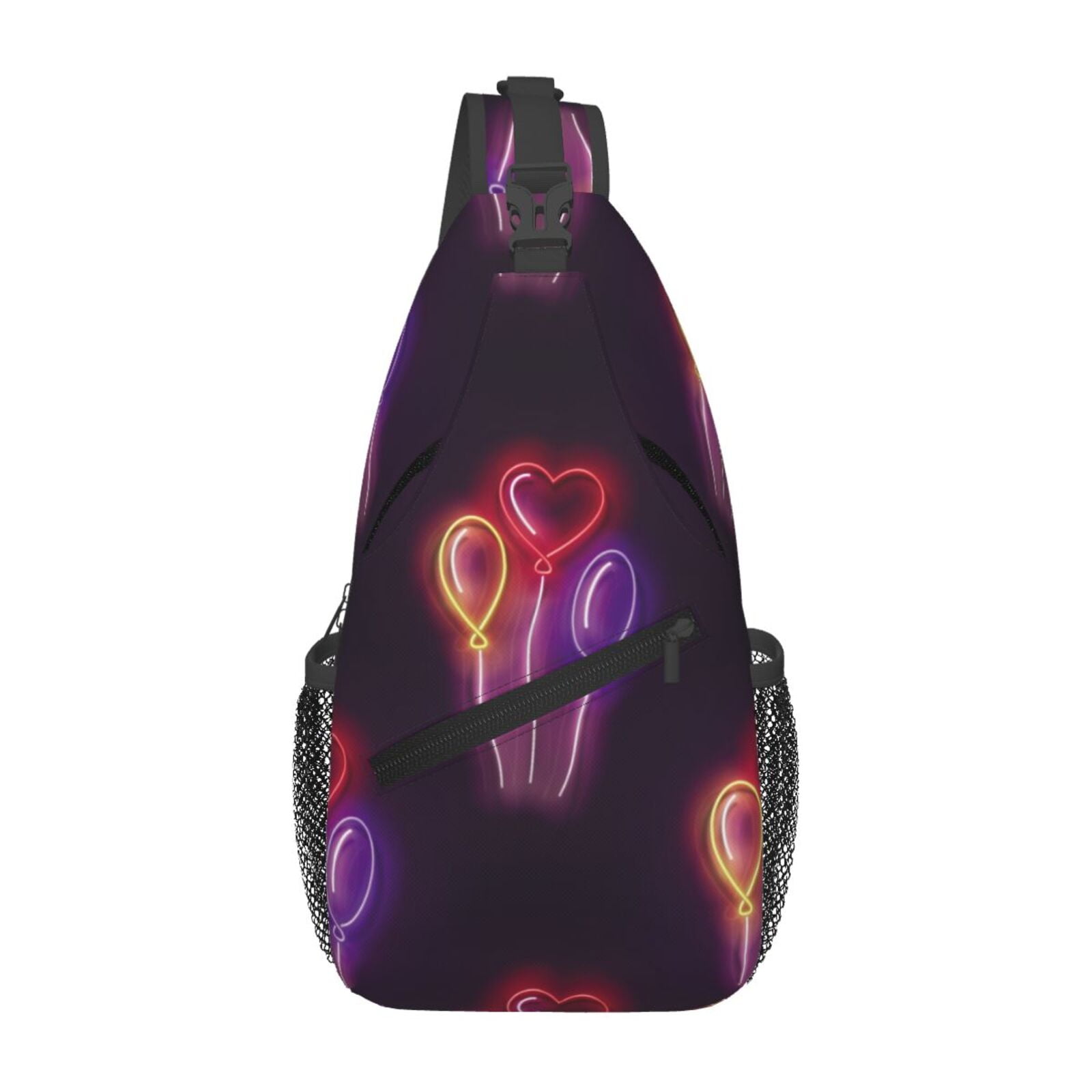 Sling Bag for Men, Light Bulb Pattern balloon Fanny Pack Crossbody Bags ...