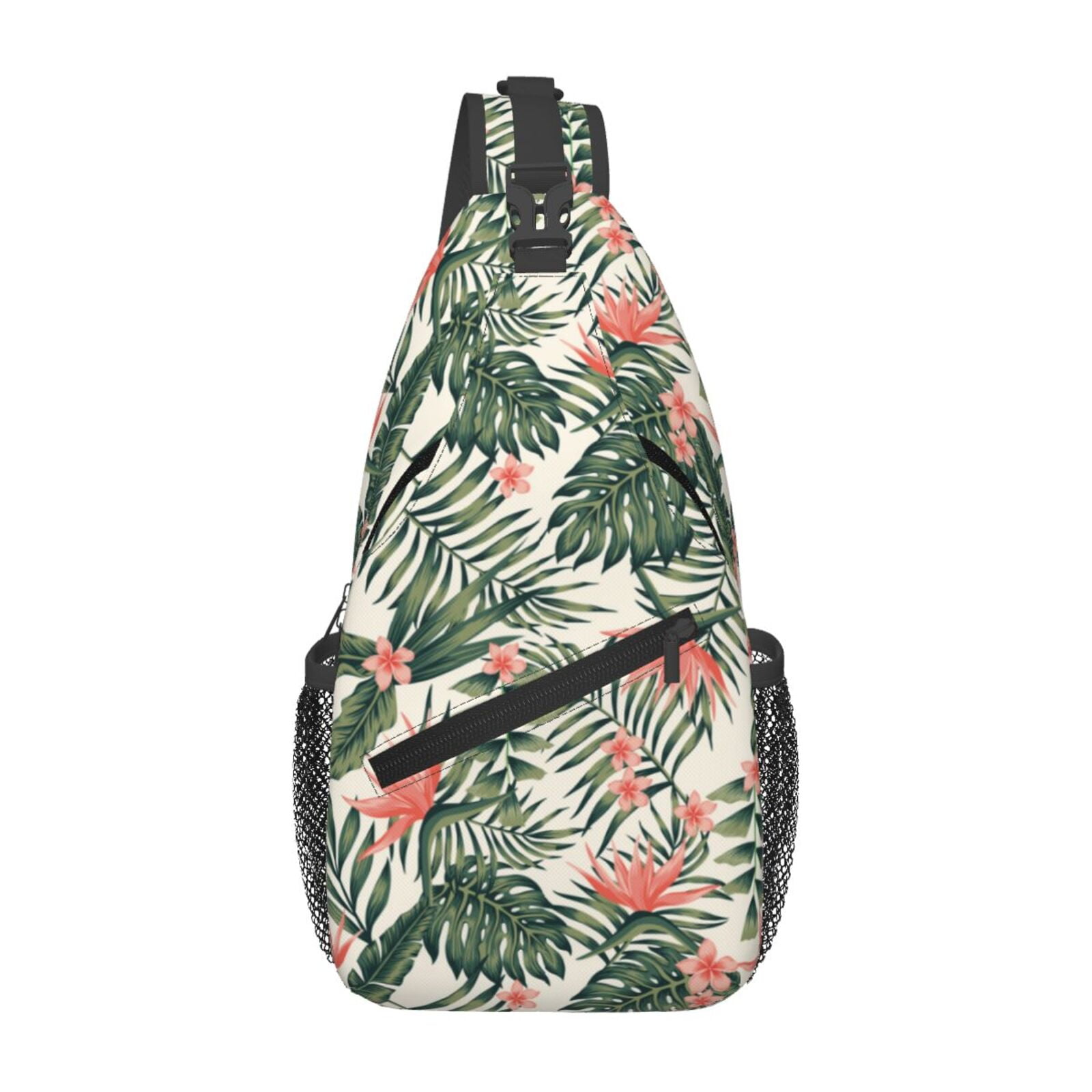 Sling Bag for Men, Palm Trees and Tropical Fanny Pack Crossbody Bags ...