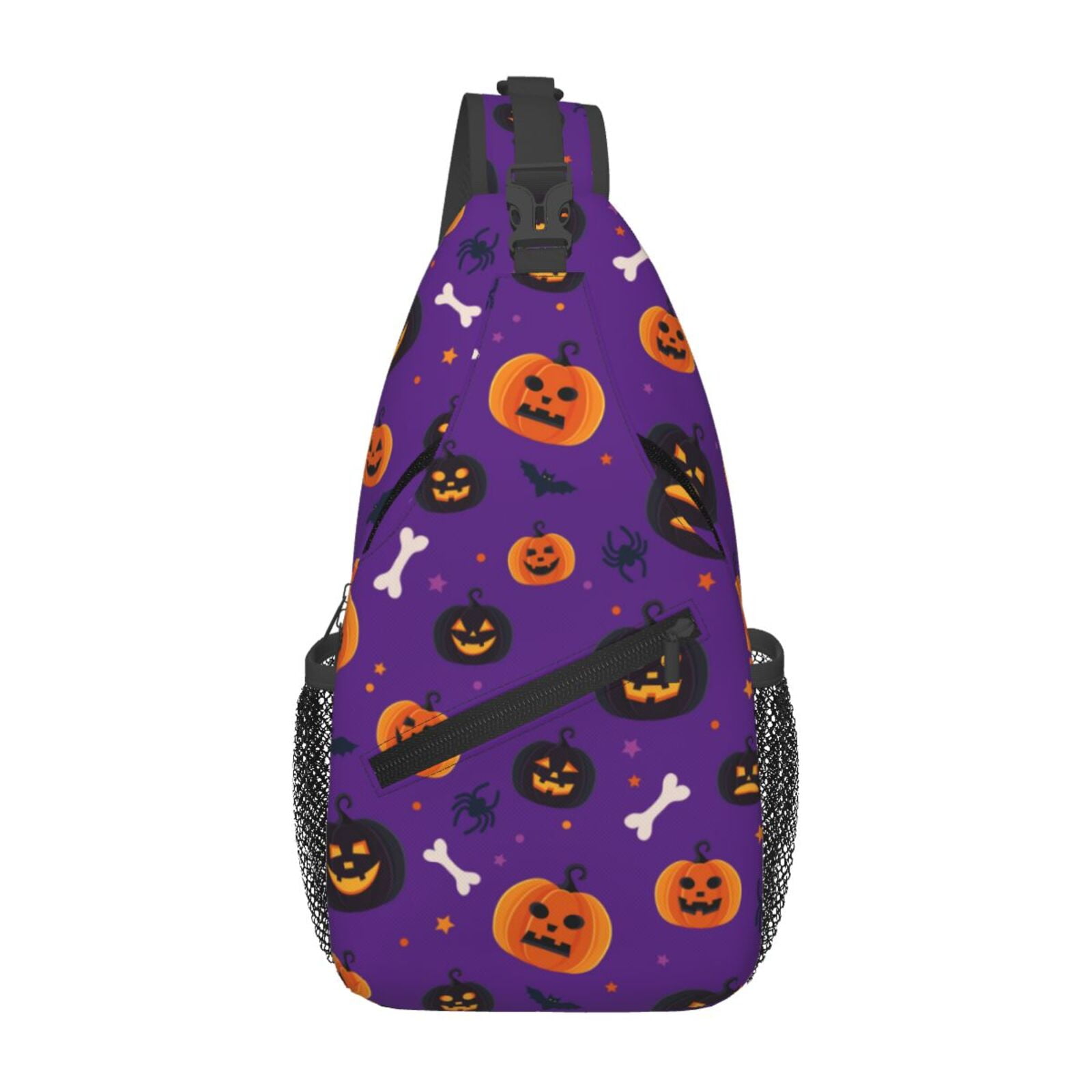Sling Bag for Men, halloween pumpkins cute fun Fanny Pack Crossbody ...