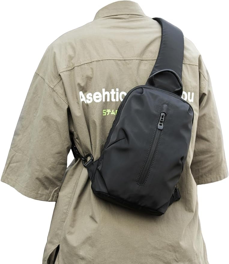 Sling Bag for Men Crossbody Side Bag Man Sling Backpack Waterproof ...