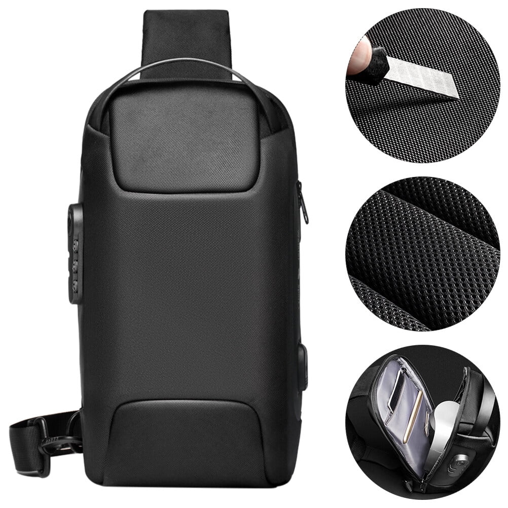 Sling Bags Men Shoulder Backpack Cross Body Chest Sling Backpack ...