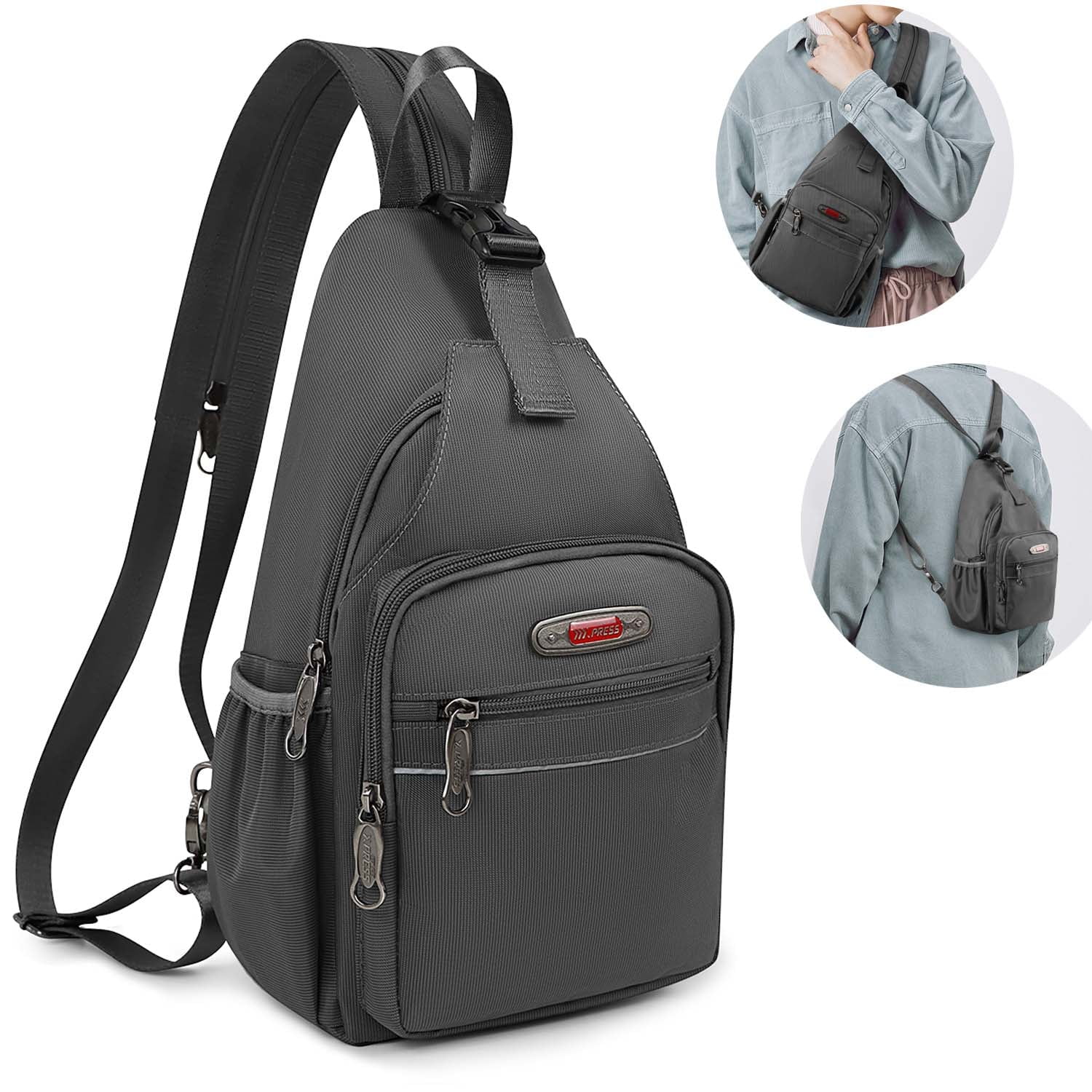 Sling Bags for Men Women Crossbody Small Sling Backpack with Single ...