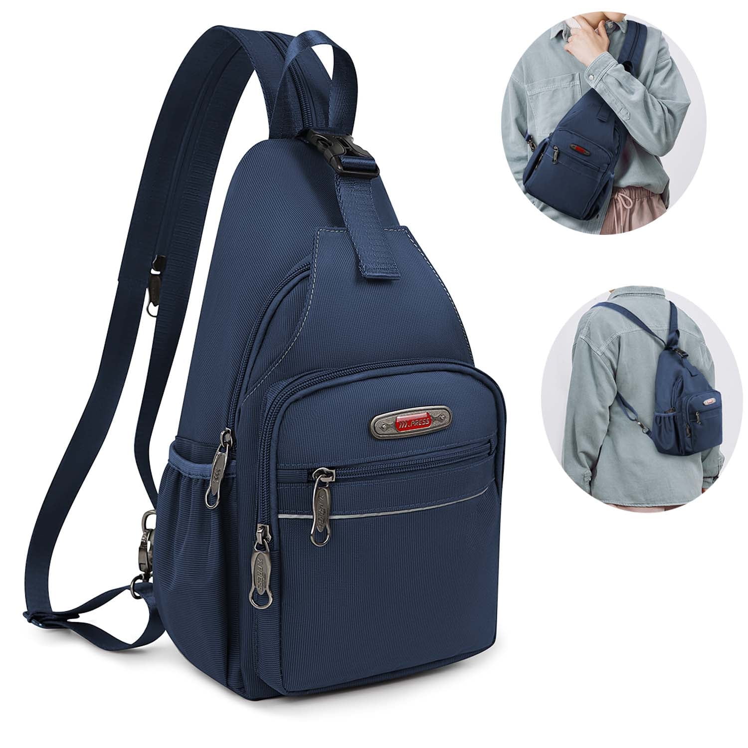 Sling Bags for Men Women Crossbody Small Sling Backpack with Single ...