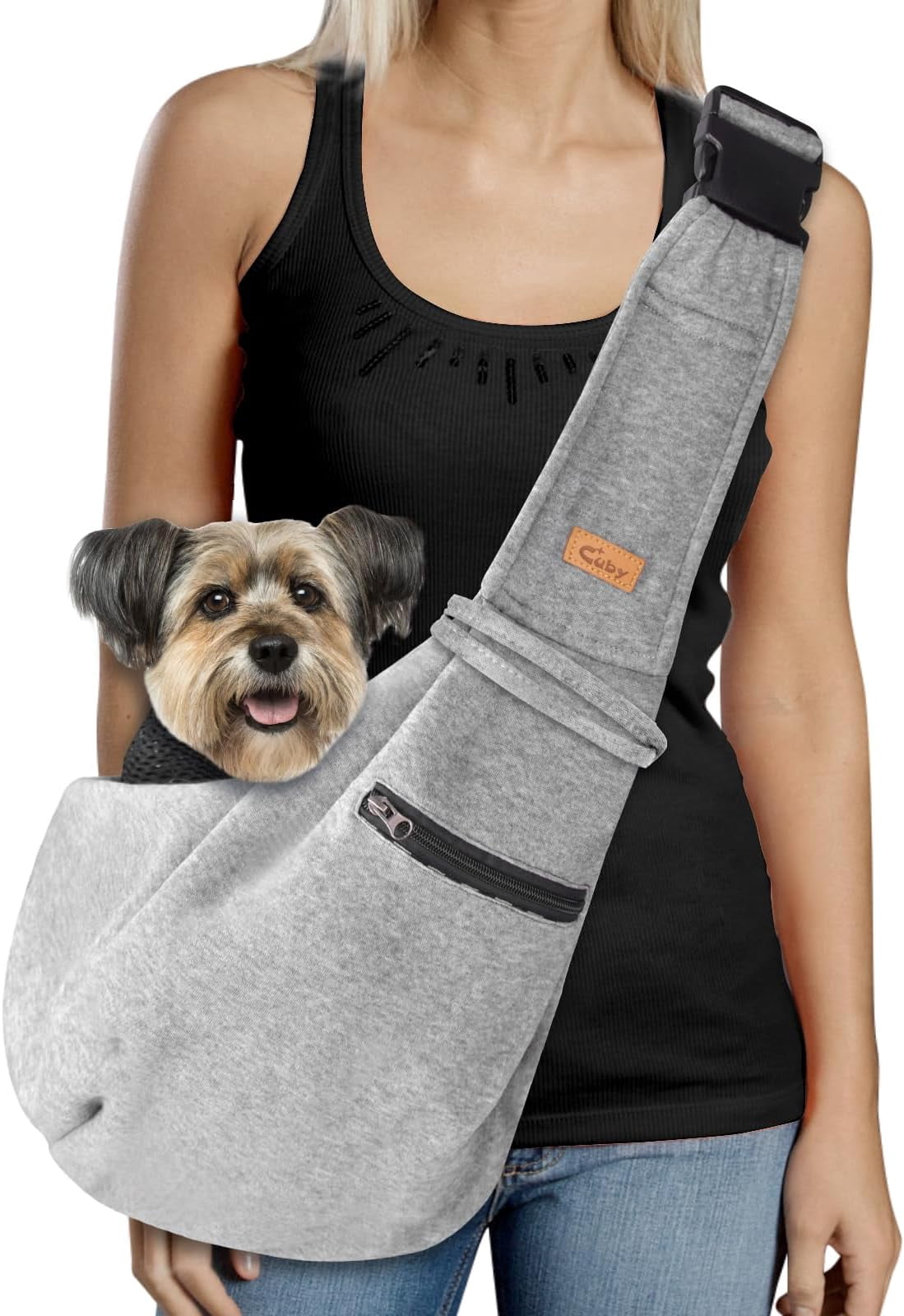 and Sling Carrier - Small Carrier Sling with Adjust Strap & Zip Pocket ...