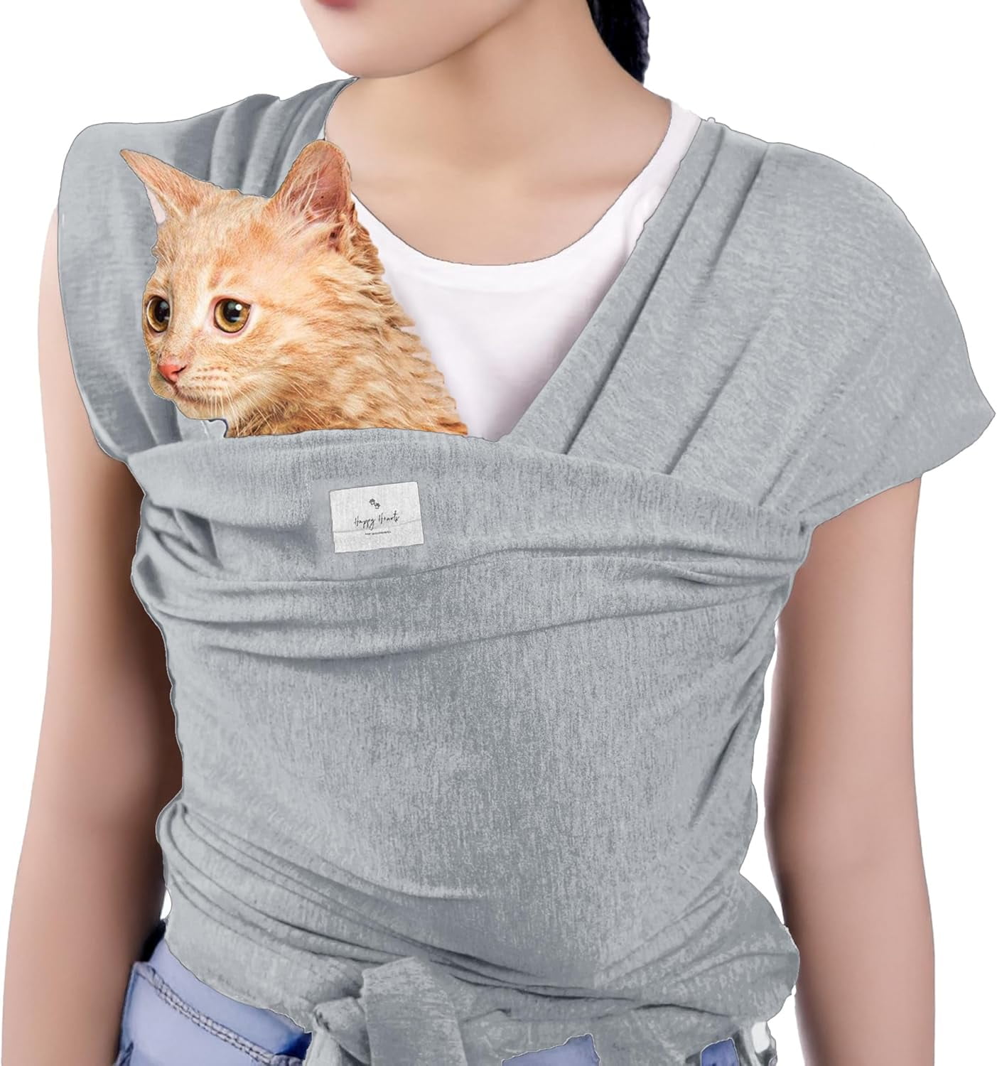 Sling Carrier for Small Dogs and Cats, Cat Carrier Pouch, Puppy Sling ...