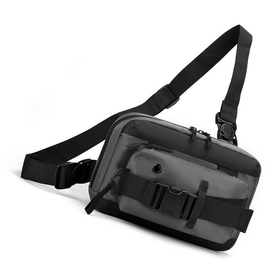 Sling Chest Bag for Men Waterproof Crossbody Bag Antitheft Shoulder Bag ...