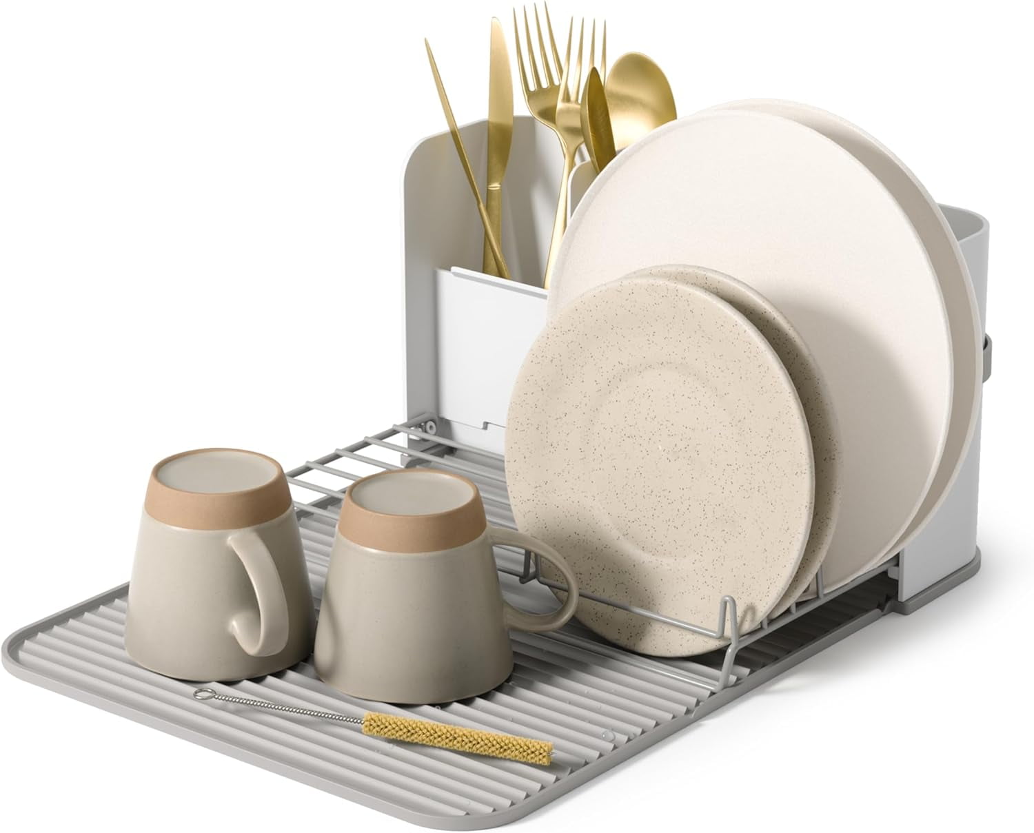 Sling Compact Dish Rack for Drying Dishes, Cutlery and More, Folds Away ...