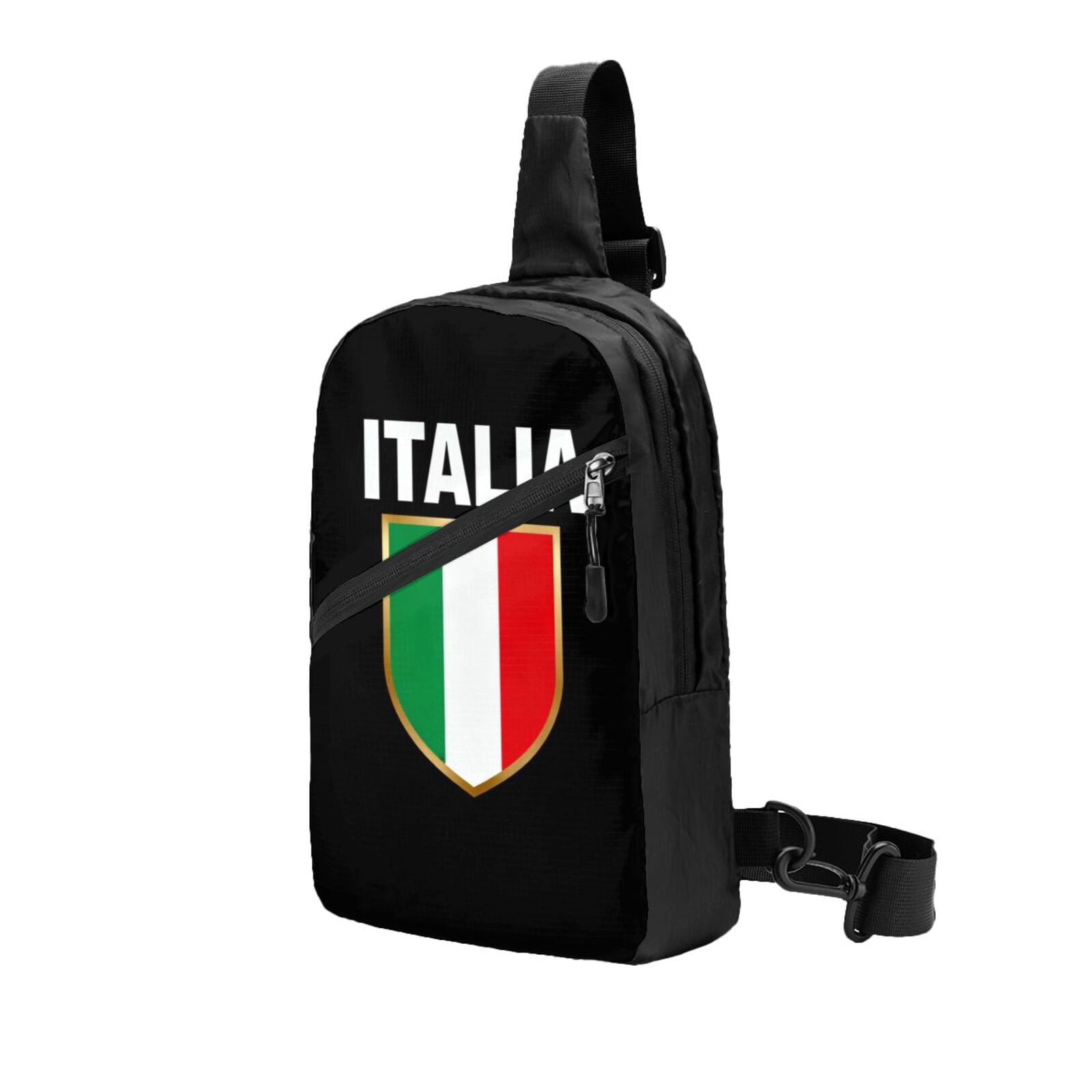 Sling Crossbody Backpack Italia Italian Flag Italy Collapsible Chest ...