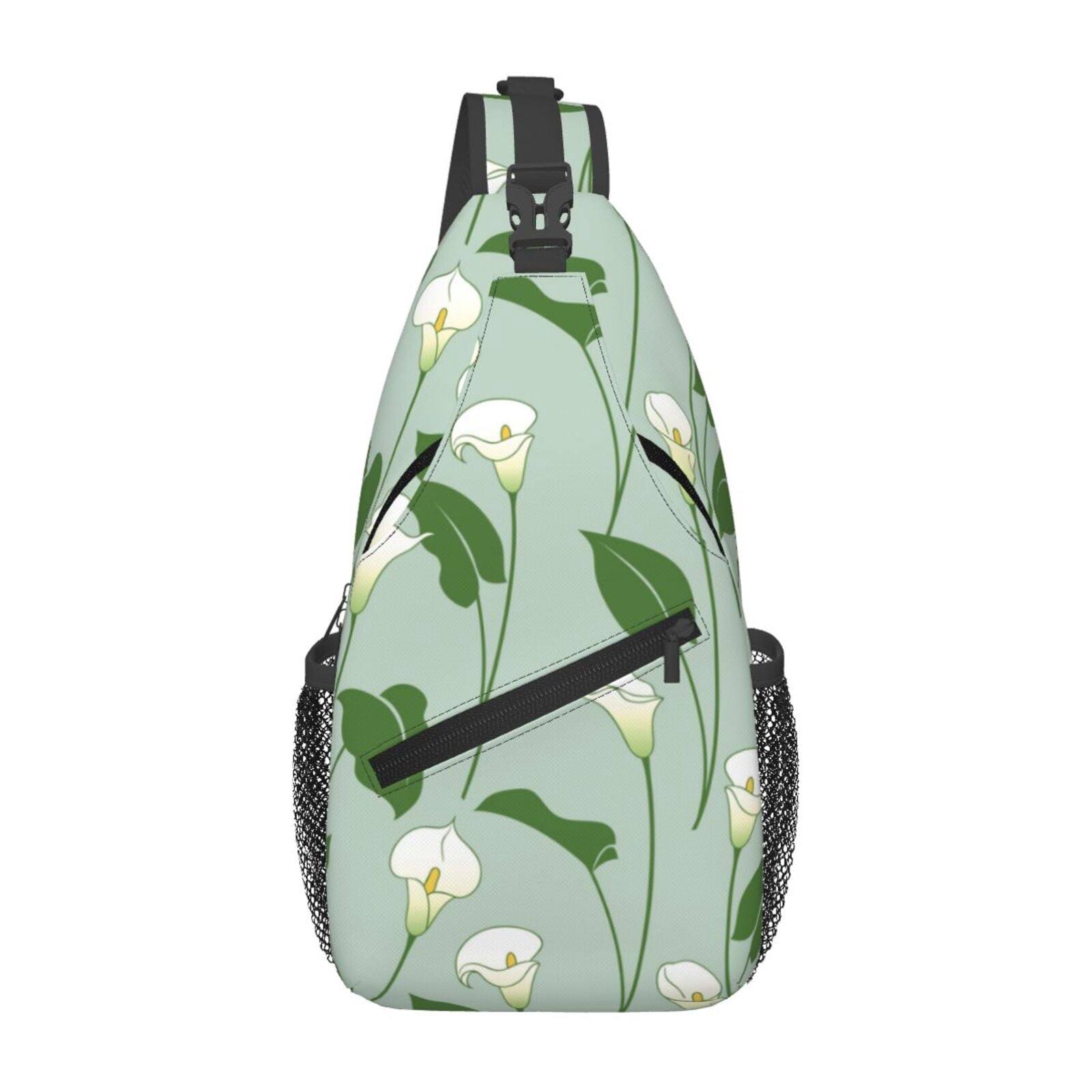 Sling Crossbody Bag for Women and Men Beautiful Calla Lily Flowers ...