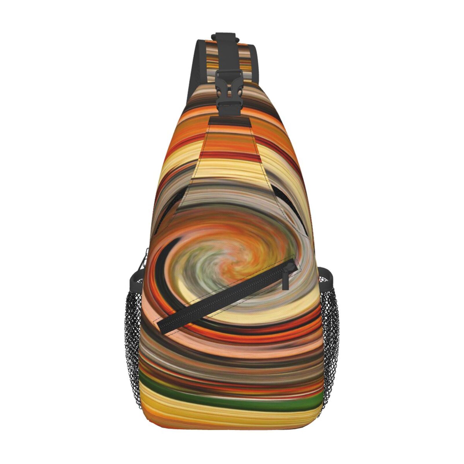Sling Crossbody Bag for Women and Men Colorful Swirl Small Sling ...
