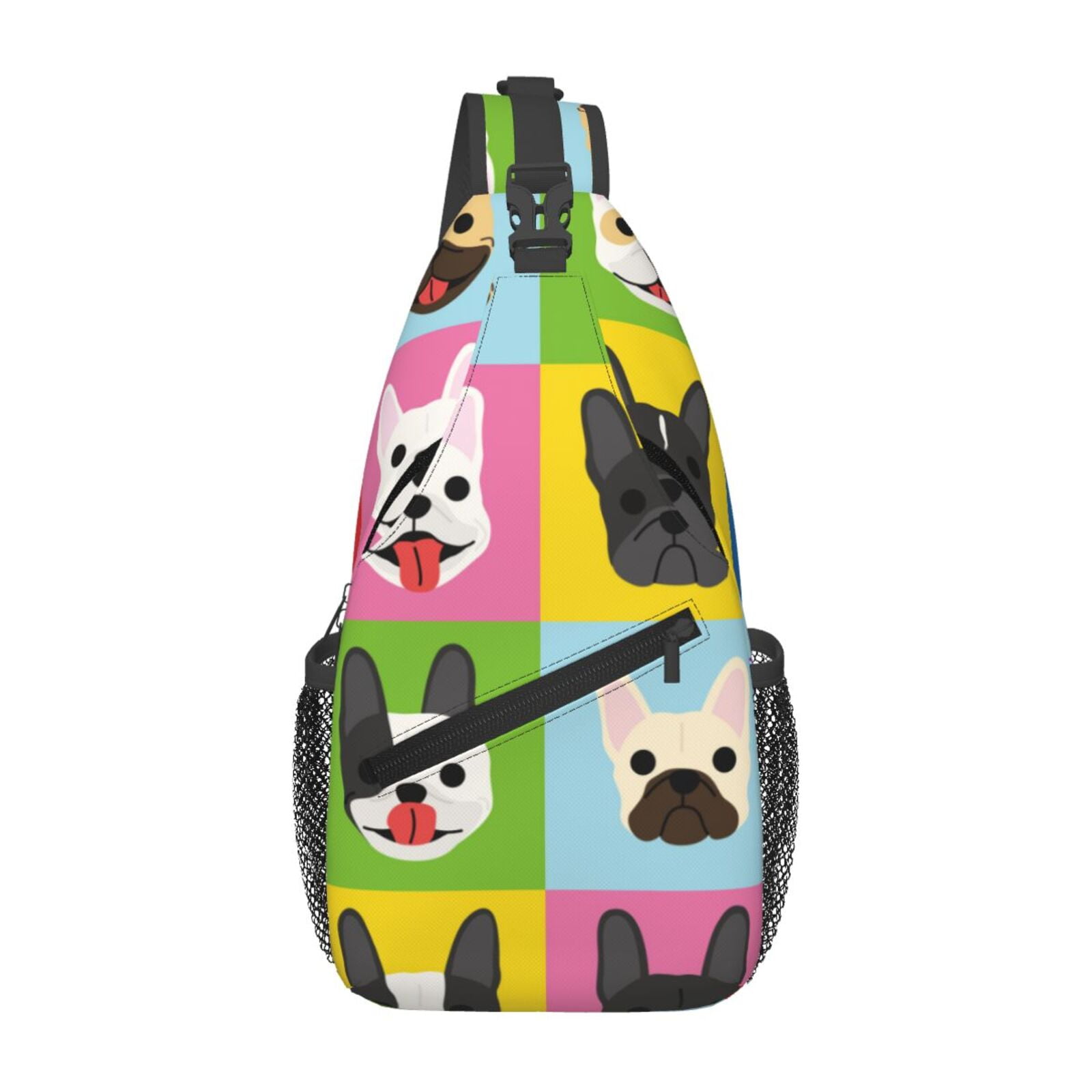 Sling Crossbody Bag for Women and Men French bulldog Small Sling ...