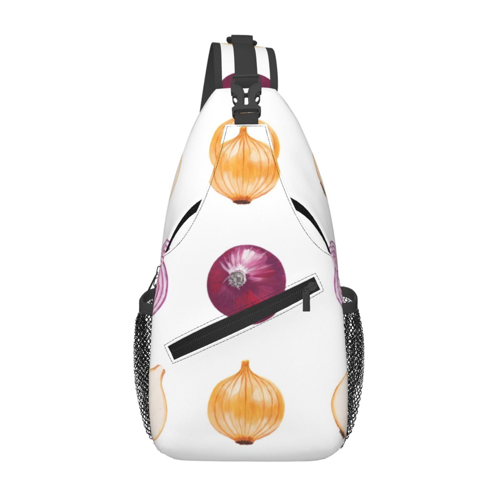 Sling Crossbody Bag for Women and Men Onion Minimalist Small Sling Backpack, Chest Bag Daypack ...