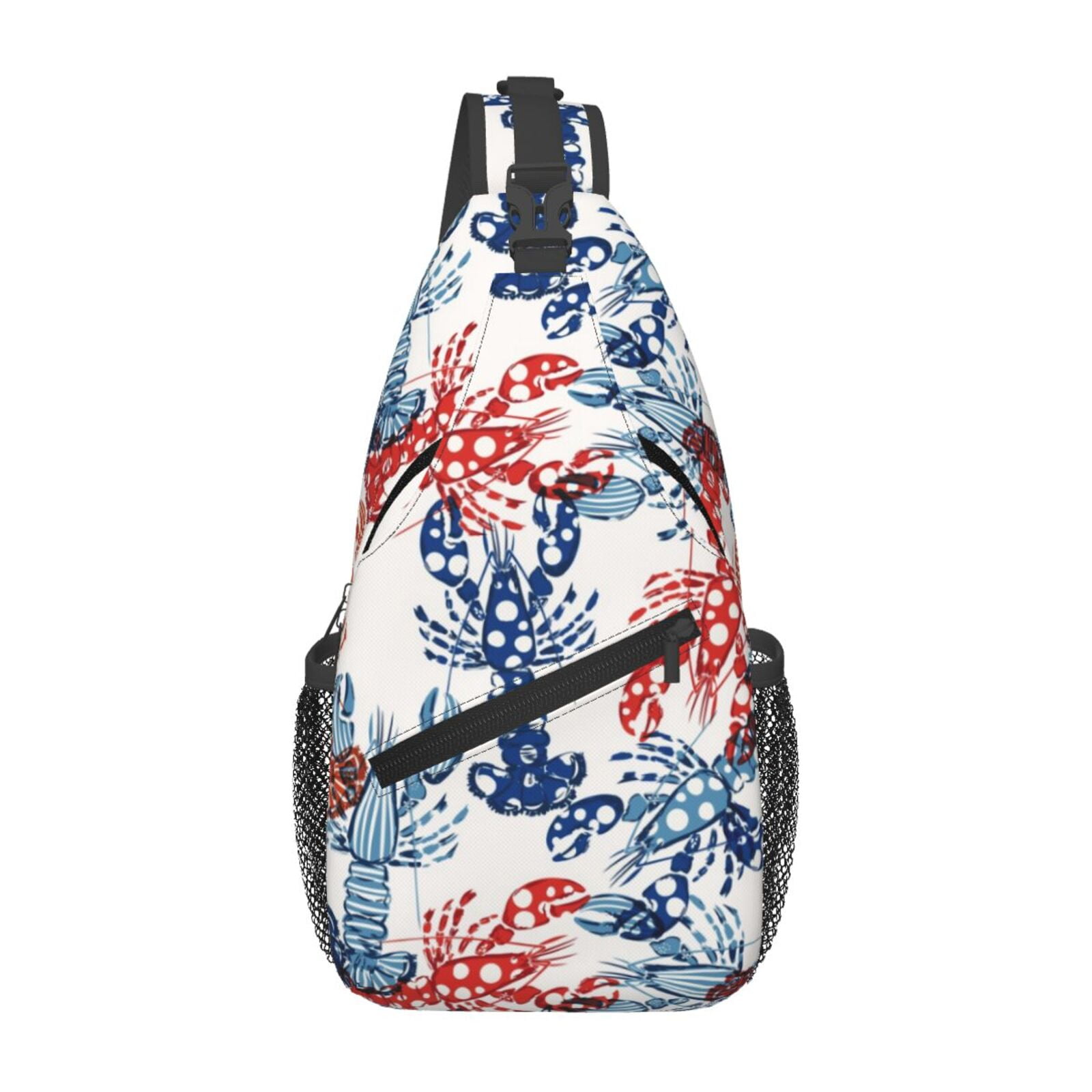 Sling Crossbody Bag for Women and Men Red Lobster Small Sling Backpack ...