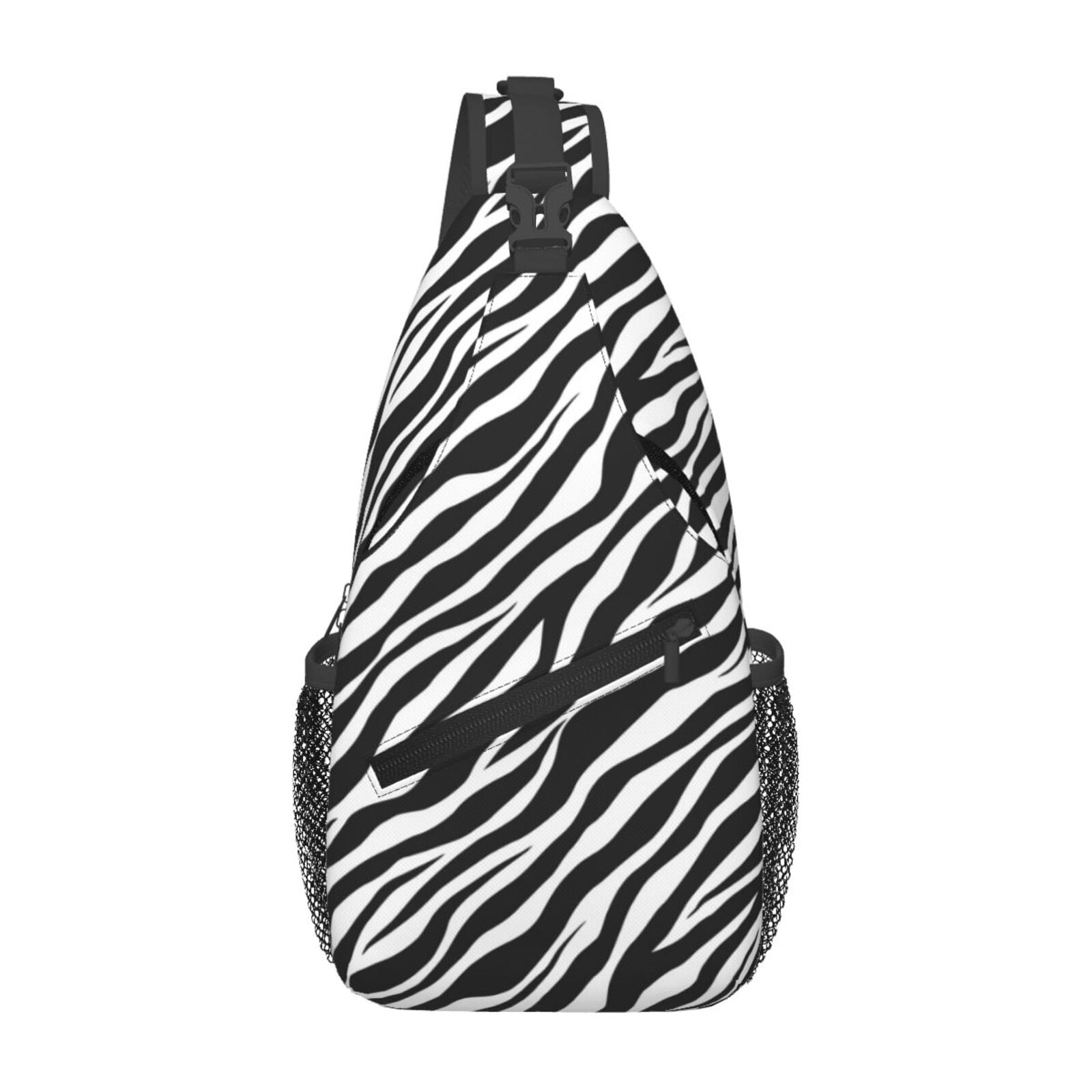 Sling Crossbody Bag for Women and Men Stylish zebra print Small Sling ...