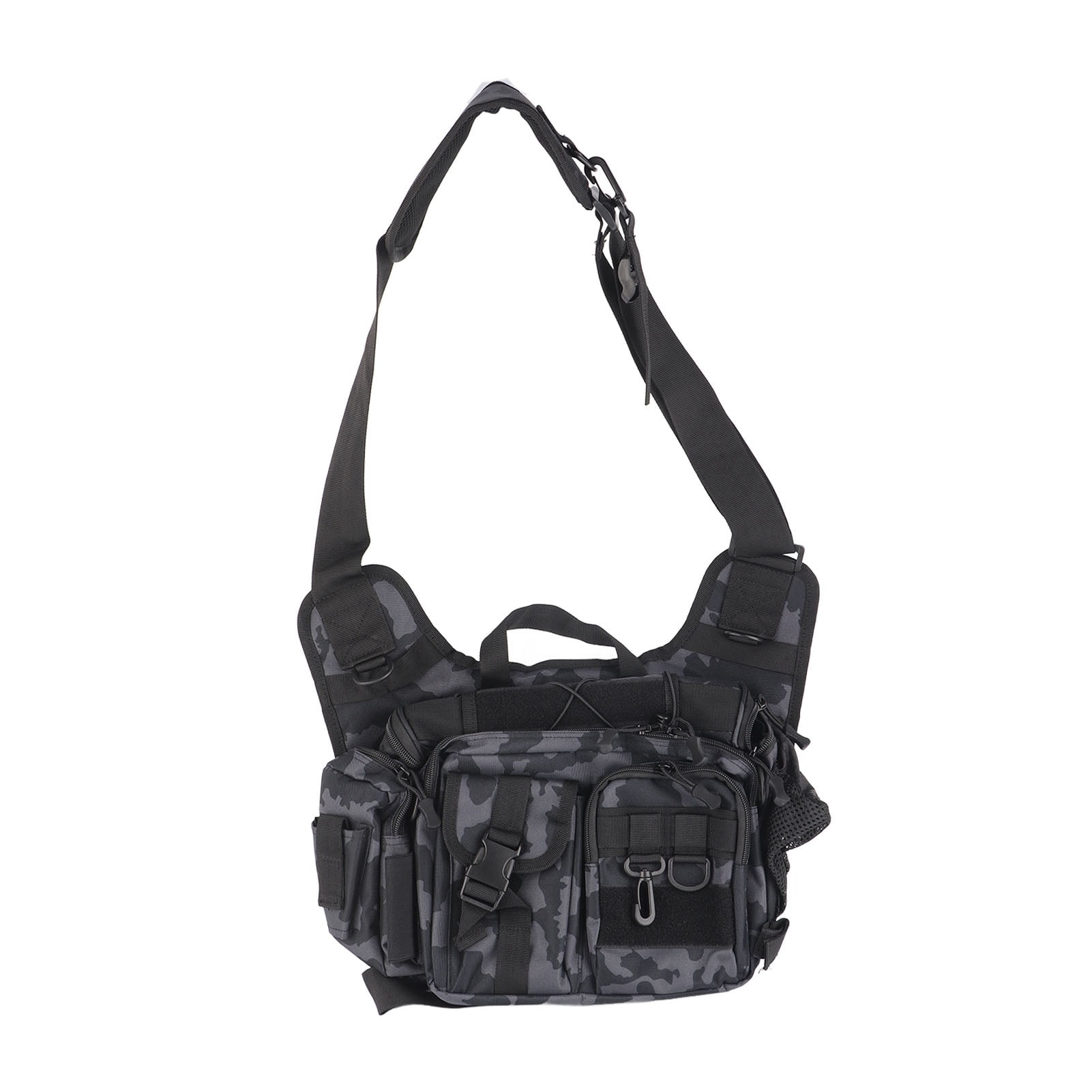 Sling Fishing Tackle Bag Fishing Tackle Storage Pack With Rod Holder ...