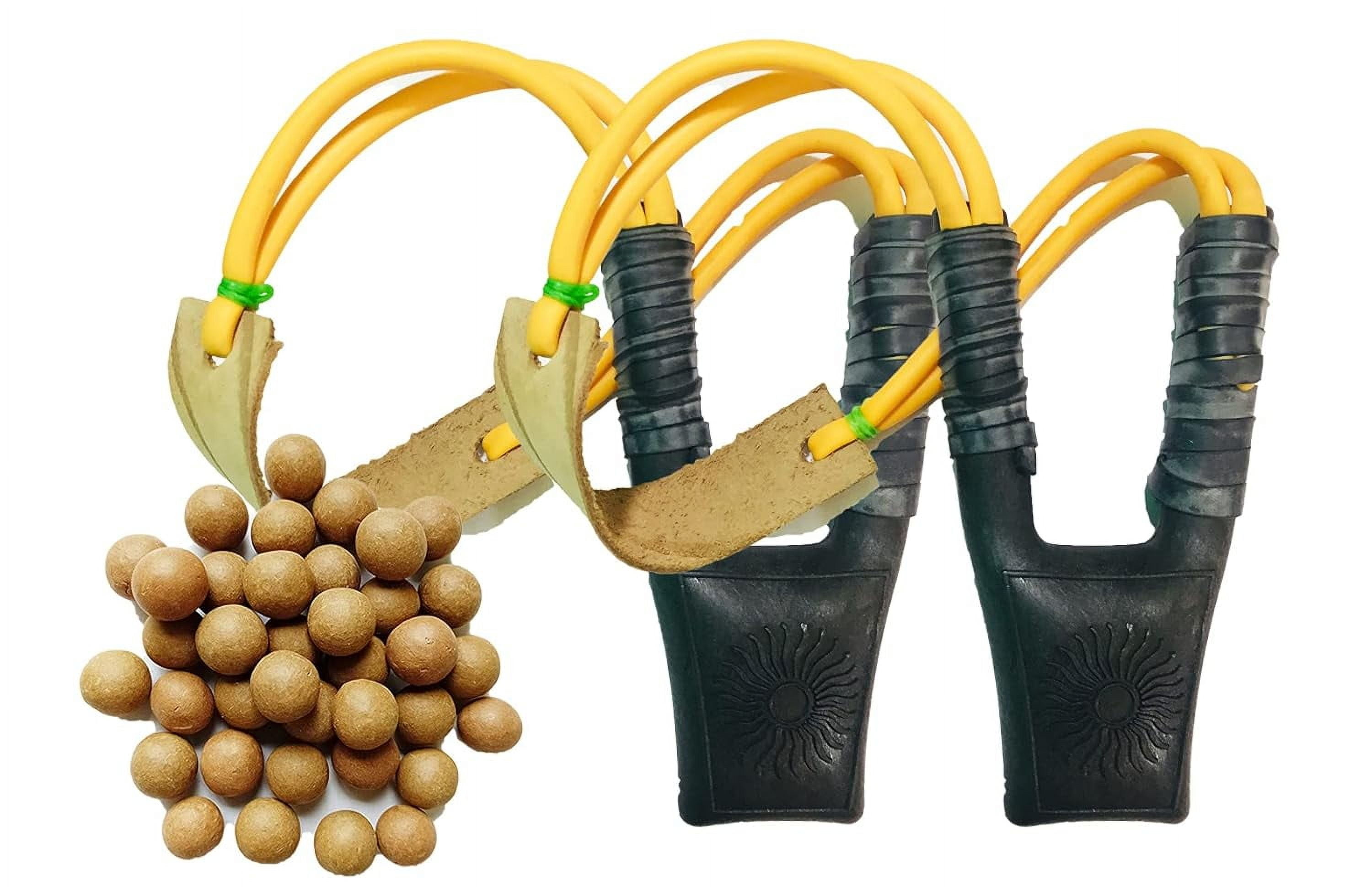 Slingshot, 2 Slingshot With 500 Seed Balls Gulel, Slingshot Catapult ...