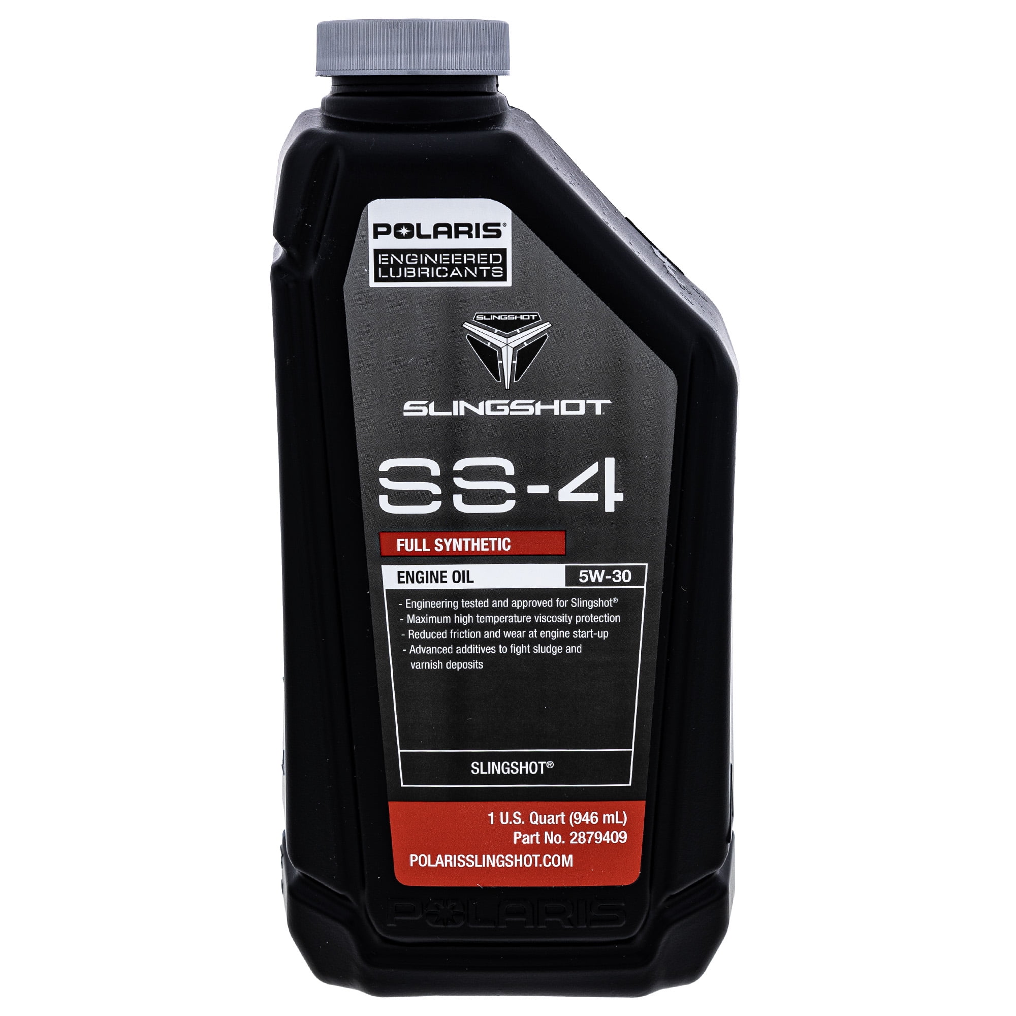 Slingshot 2879409 Polaris SS-4 5W-30 Oil (1 Quart) Full Synthetic ...