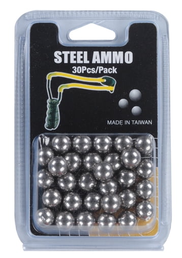 Slingshot 30 Piece 3-8 Inch Steel Ball Ammunition - Walmart.com