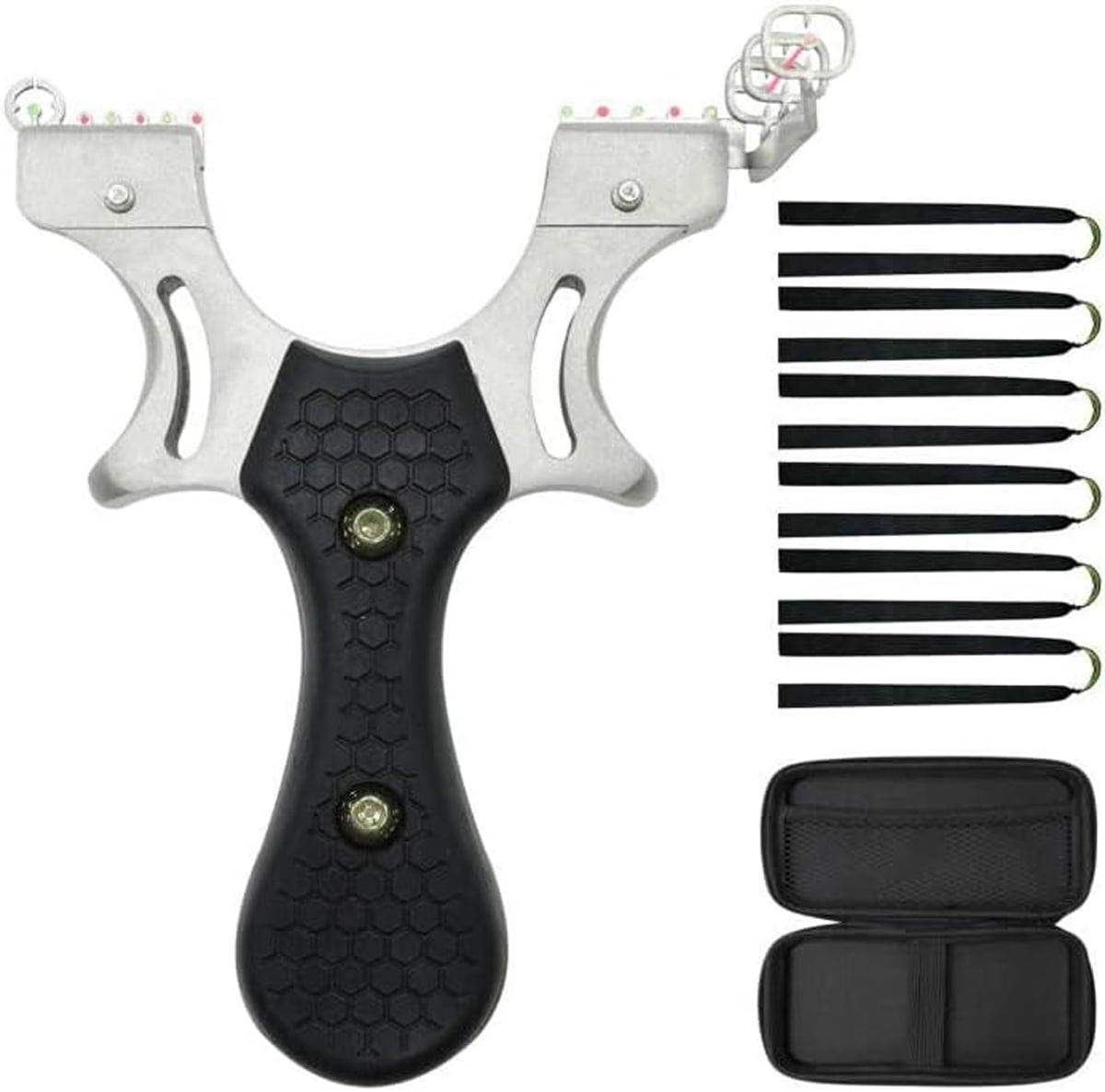 Slingshot Hunting Sling Shot Set for Adults Stainless Steel Slingshots ...