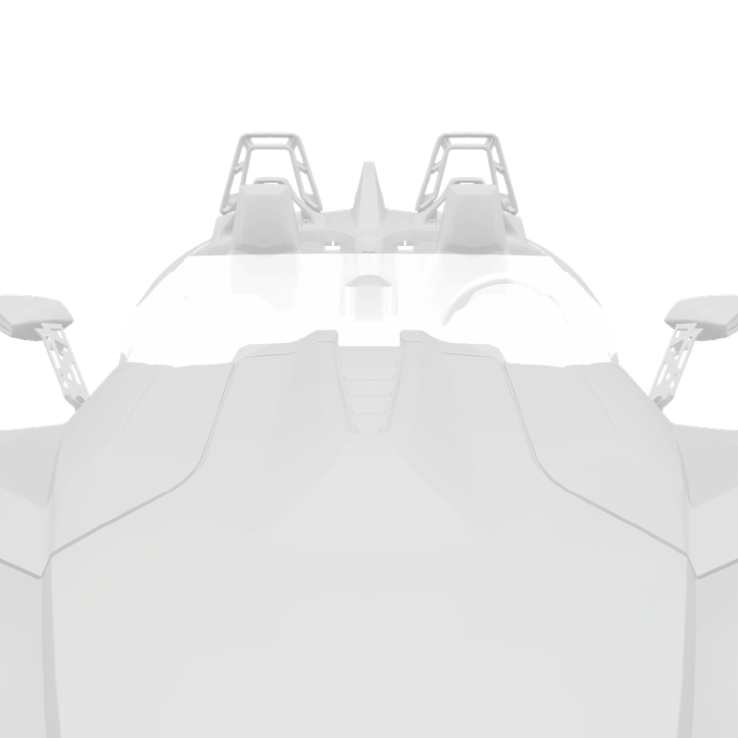 Icon WD600 56" x 22" AeroShield Wind Deflector - Polar White - Walmart.com