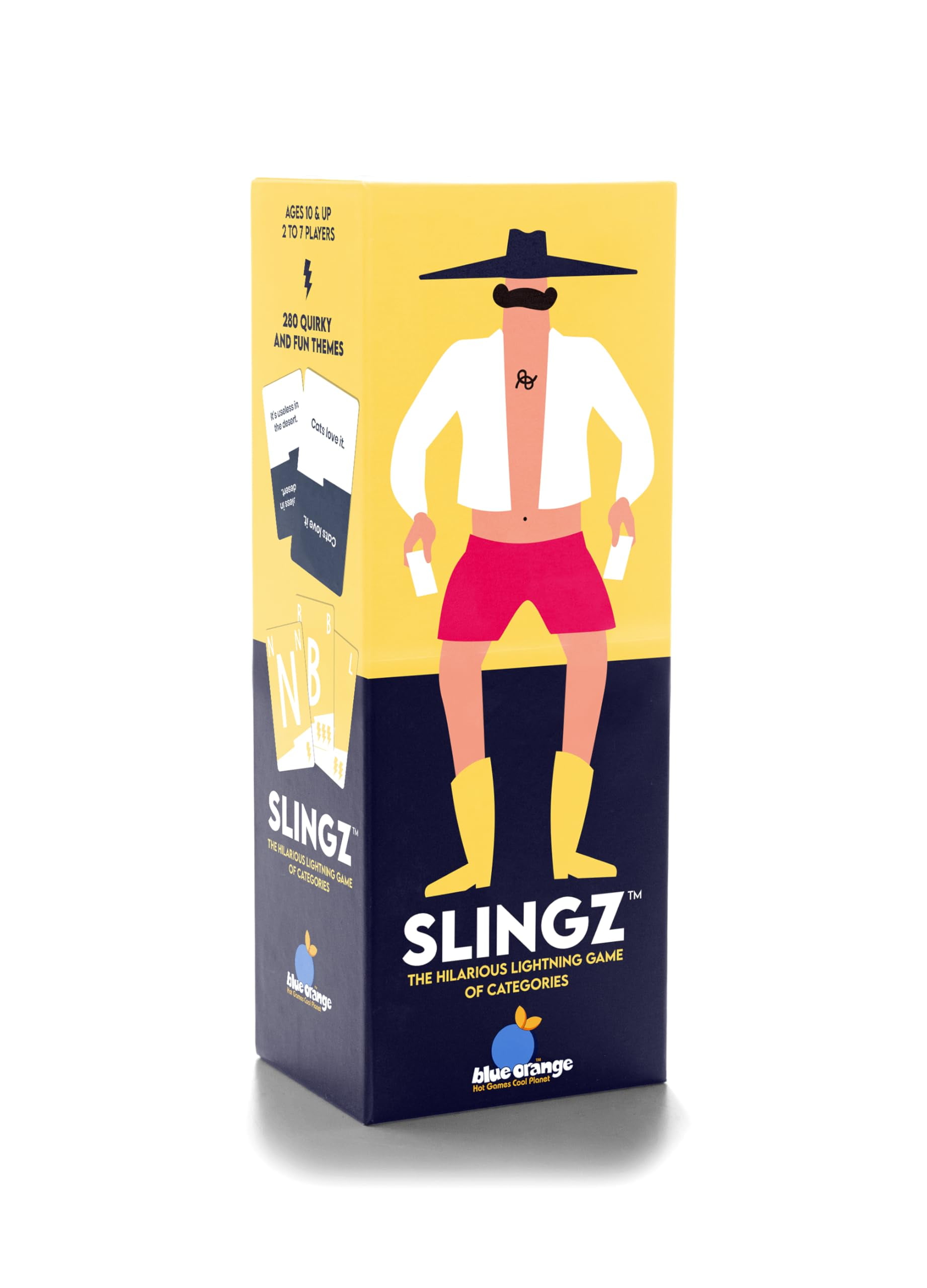 Slingz by Blue Orange Games, Fast and Hilarious Word Card Party Game of ...