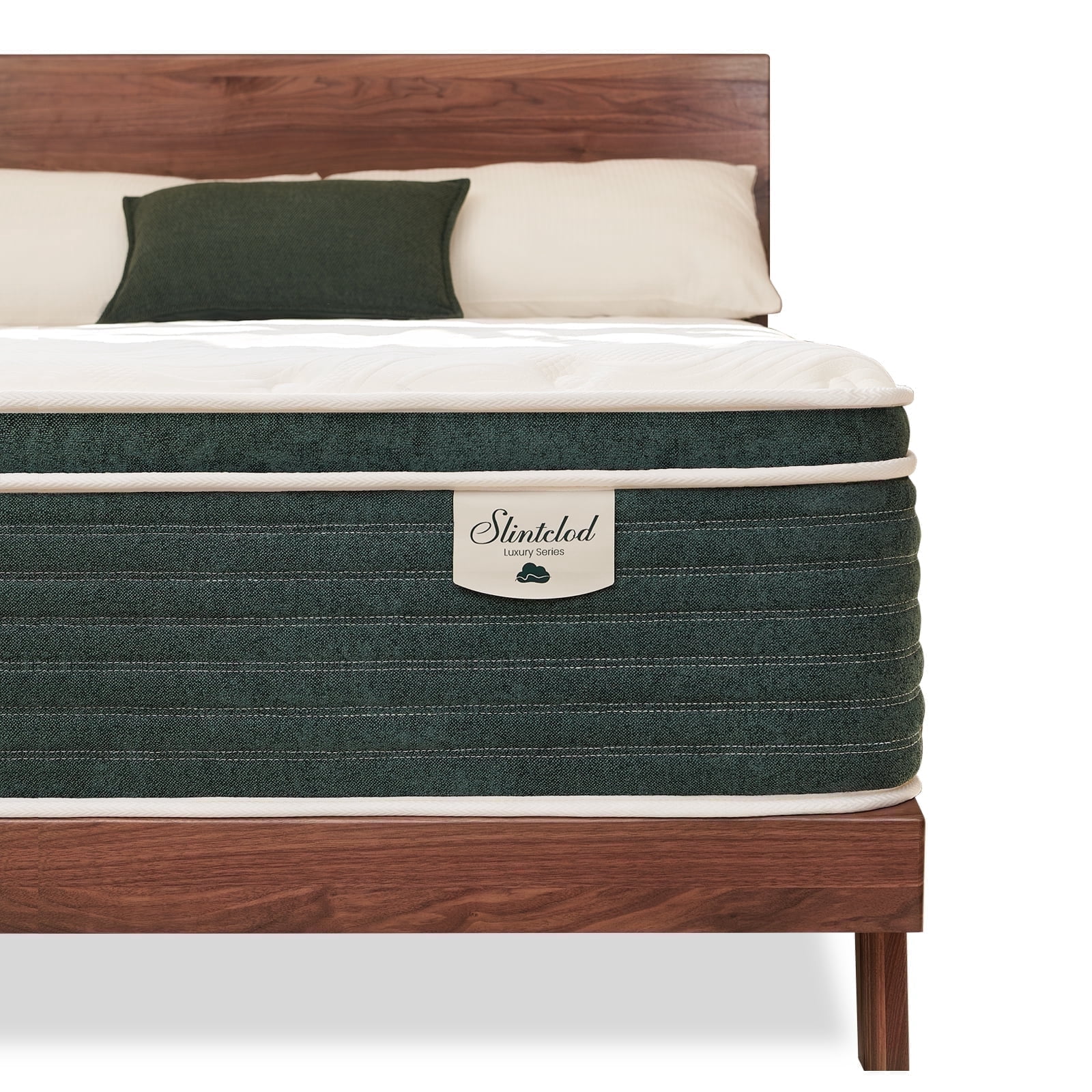 Slintclod Hybrid 14 Inch King Size Mattress- Medium Plush - Contouring ...