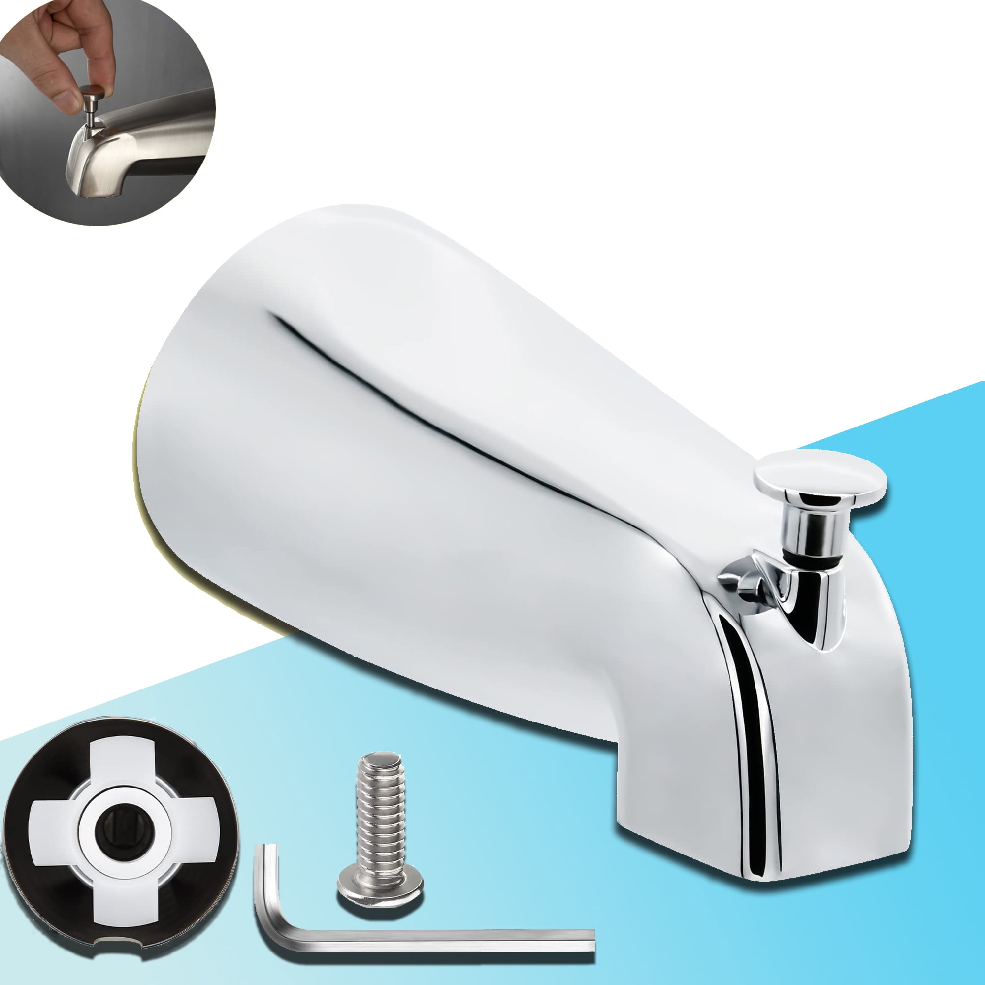 Delta 5-1/4" Diverter Tub Spout, Available in Various Colors - Walmart.com