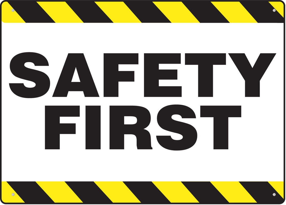 Slip Gard Safety Floor Sign Safety First Outdoor Signs Aluminum 12X8 ...