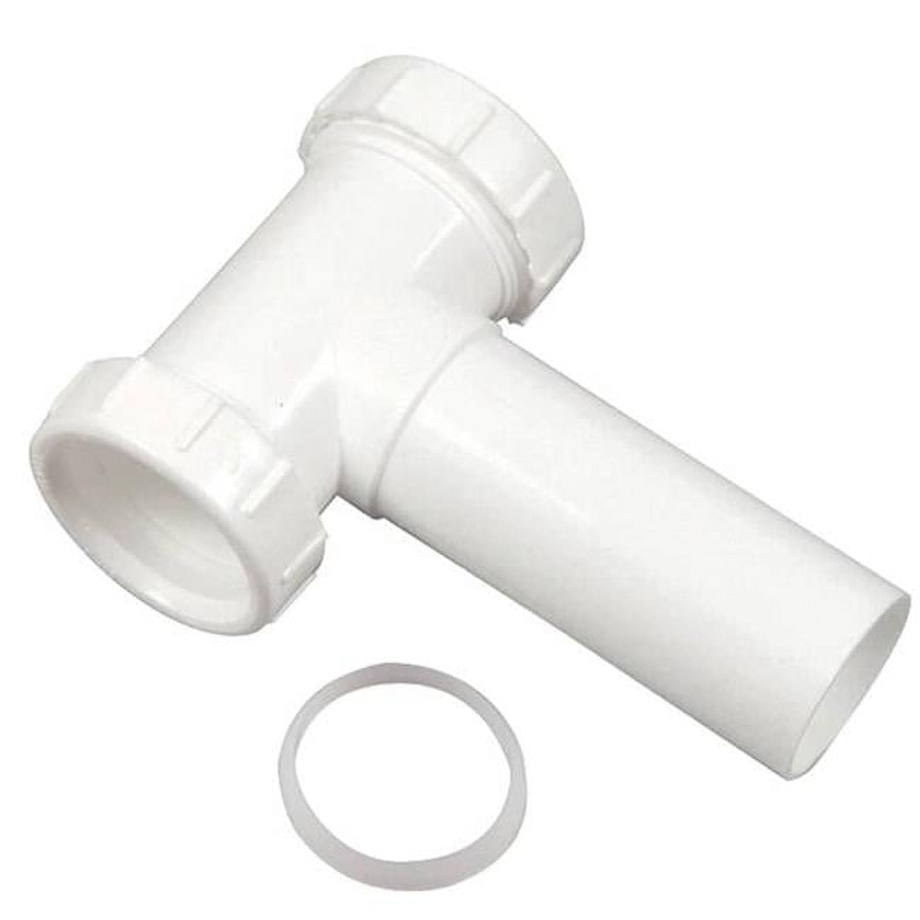 Slip Joint Center Outlet Tee - White - 1.5 in. - Walmart.com