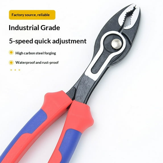 Slip Joint Pliers 8 Inch Water Pump Pliers Adjustable Pliers with Wide ...