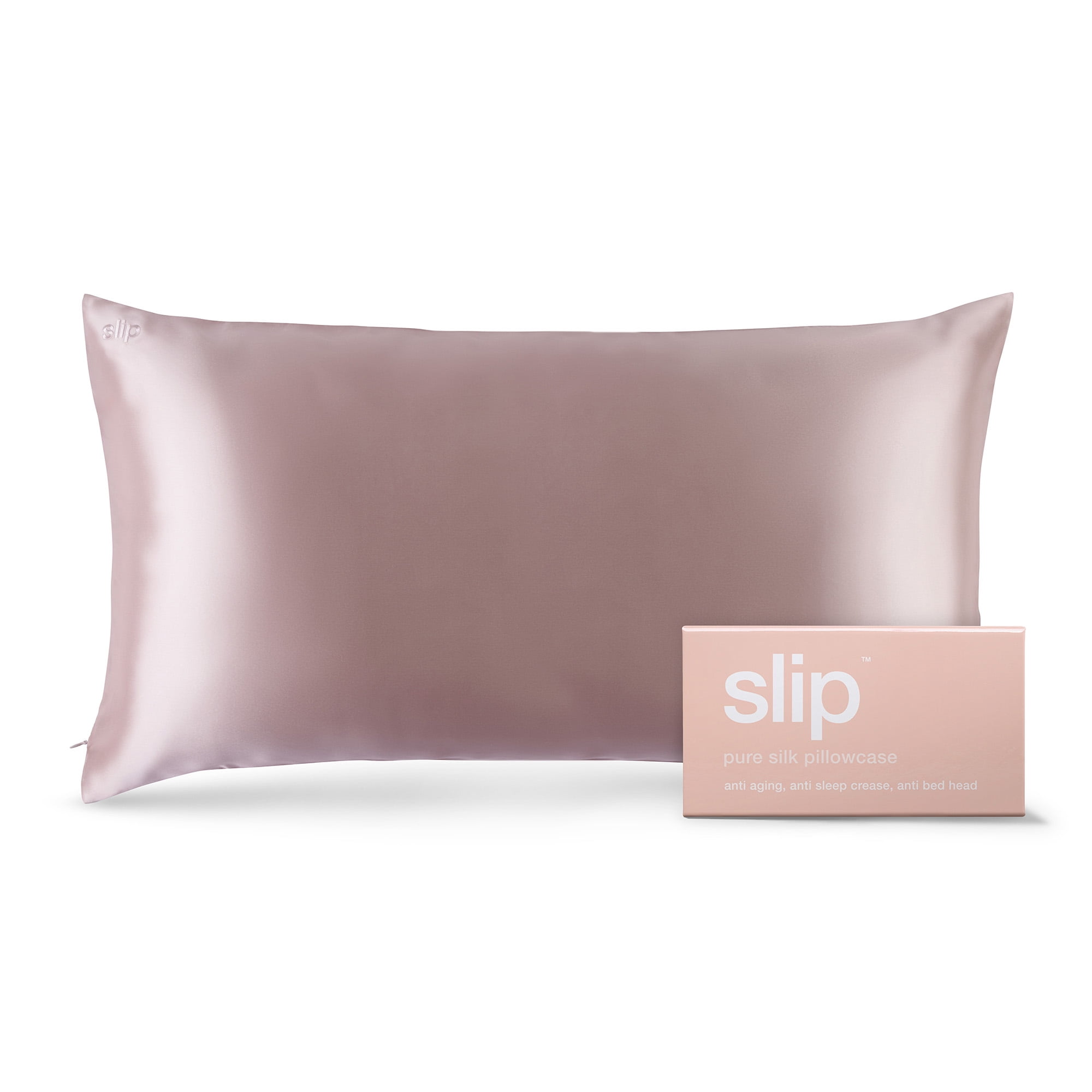 Slip - King Silk Pillowcase Pink (51 x 91cm ) - Walmart.com