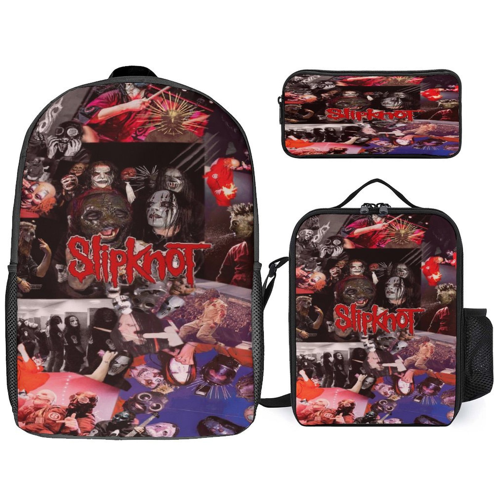 Slip-Kno Backpack for 3 Piece Backpack Set with Lunch Box & Pencil Case ...