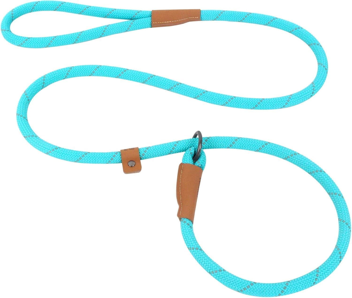 Slip Lead Dog Leash – 5FT, 2 Sizes – Reflective Mountain Climbing Rope ...