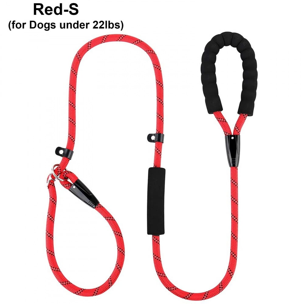 Slip Lead Dog Leash 6FT,Anti-Choking with Two Traffic Padded Handles ...