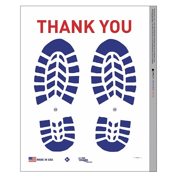 Slip-N-Grip Vehicle Floor Mat, Paper, White, 17 in x 22 in, Pack of 500 ...