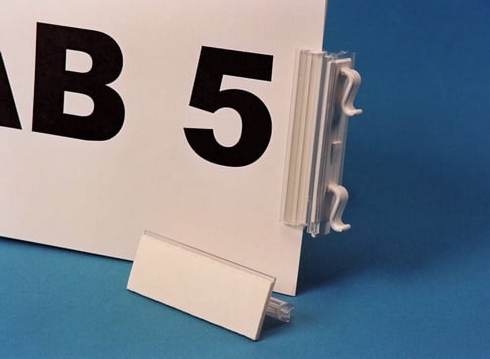 Slip N Stik WSK1W Warehouse Aisle Sign Kit, Snap-On, White - Walmart.com