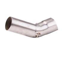 Exhaust System Middle Link Pipe Motorcycle 51mm Muffler Slip On For ...