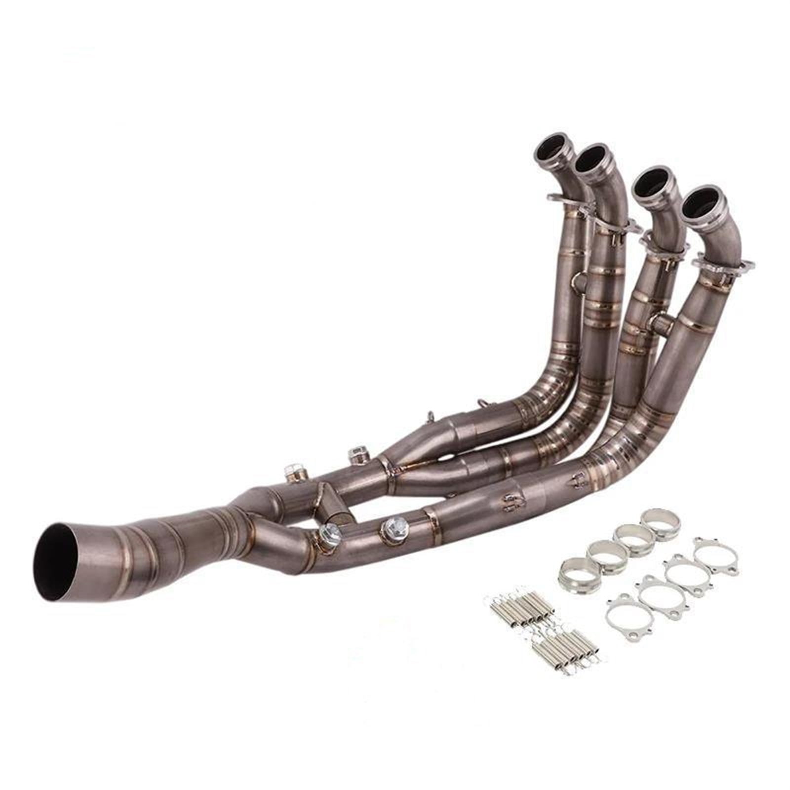 Slip-On Full Motorcycle Exhaust Tube System Header Front Link Pipe For BMW S1000RR 2019-2023 ...