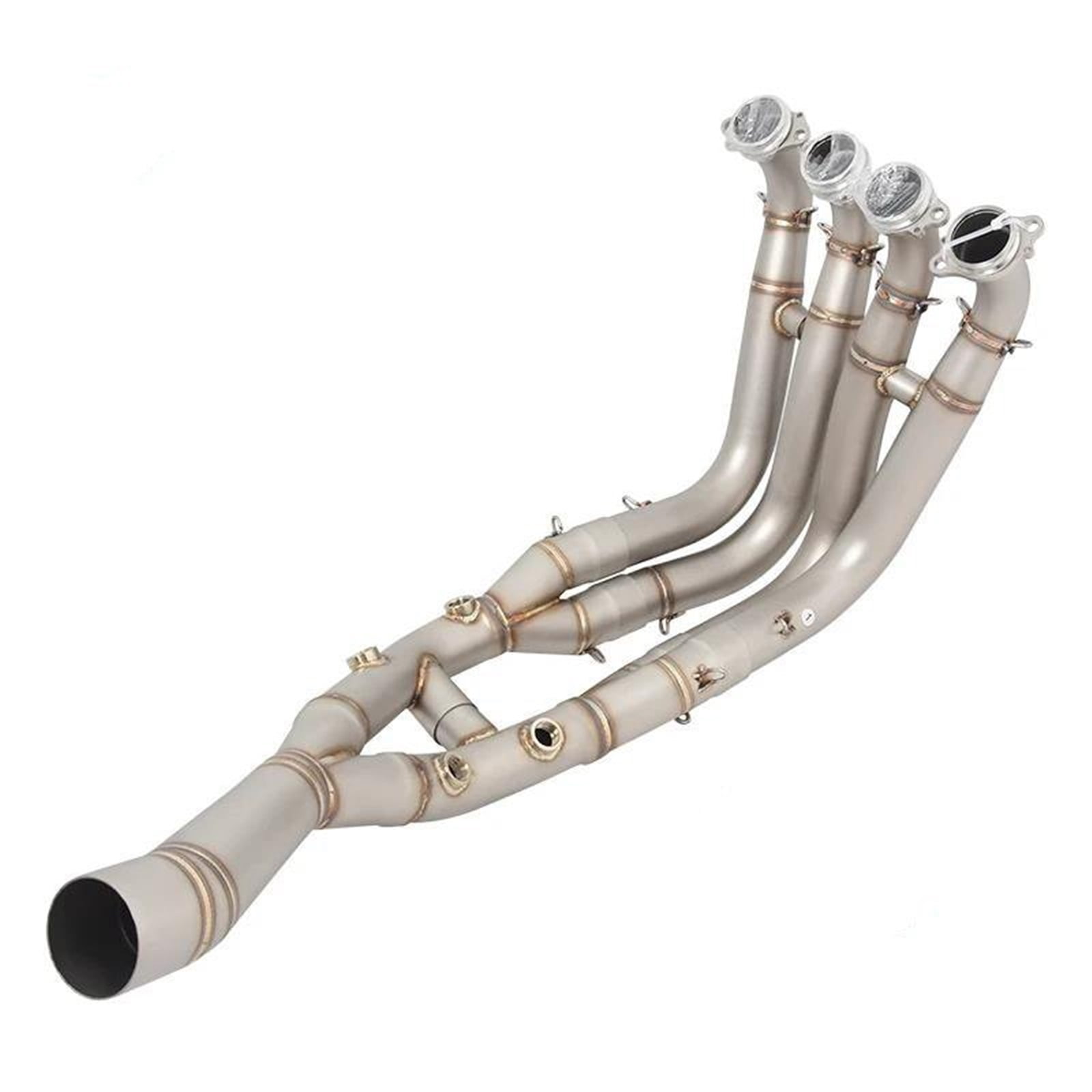 Slip-On Full Motorcycle Exhaust Tube System Header Front Link Pipe For BMW S1000RR 2019-2023 ...