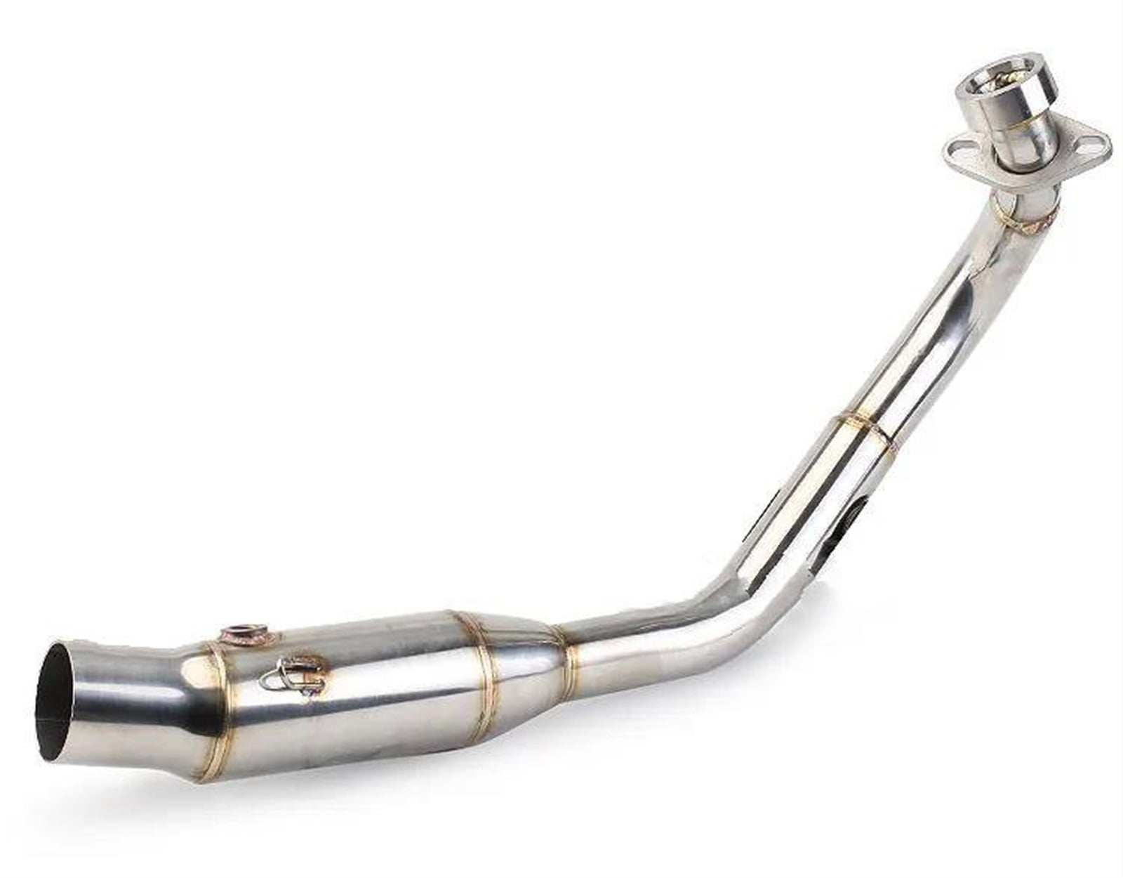 Slip-On Motorcycle Exhaust Pipe System Header Front Middle Link Pipe ...