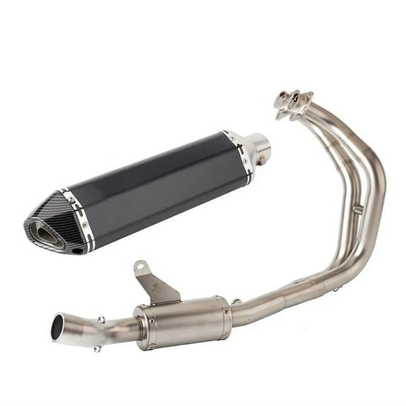 Slip-On Motorcycle Exhaust Tube Full System Header Front Link Pipe ...