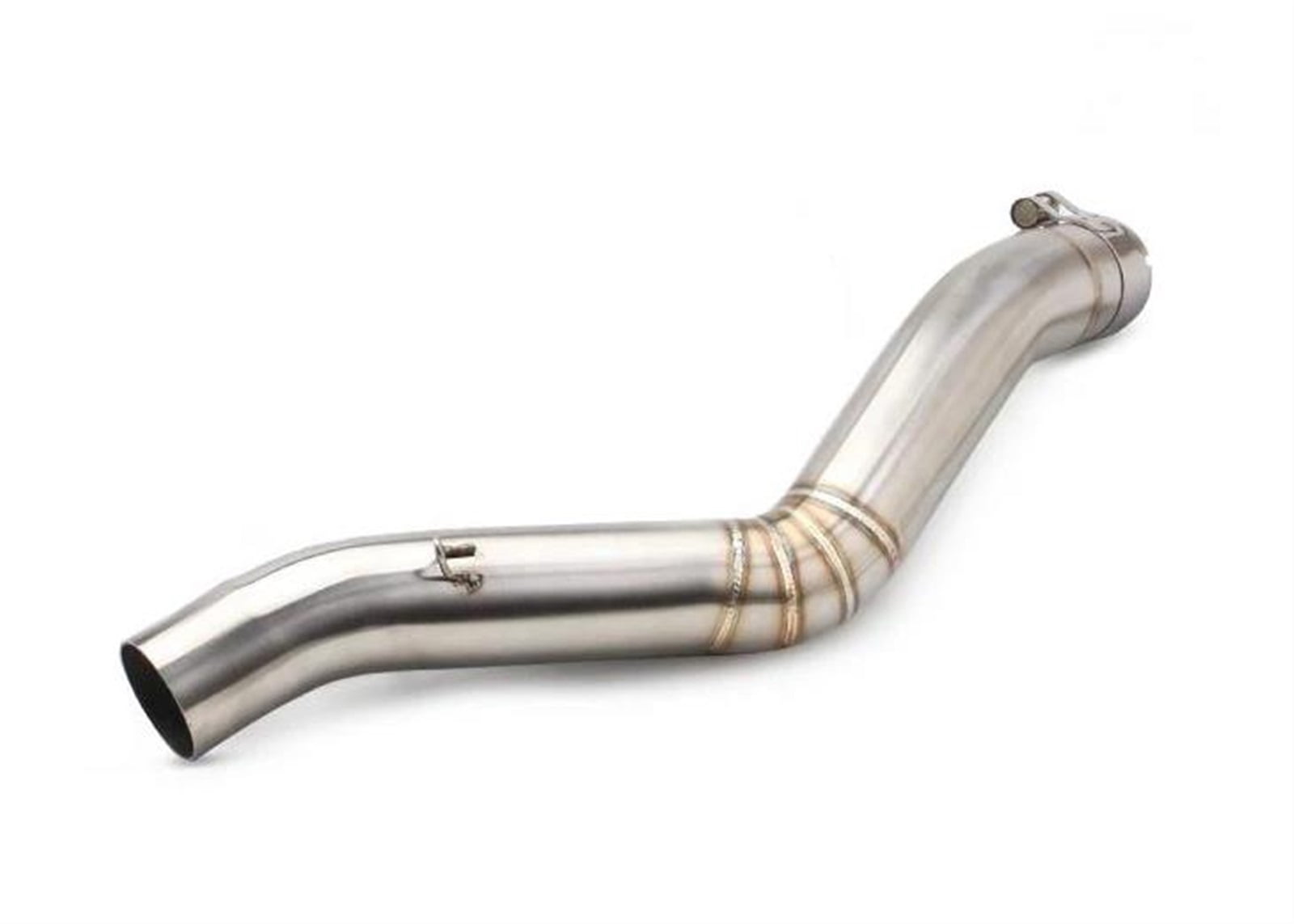 Slip On Motorcycle Exhaust Tube Modify Middle Link Pipe Durble ...