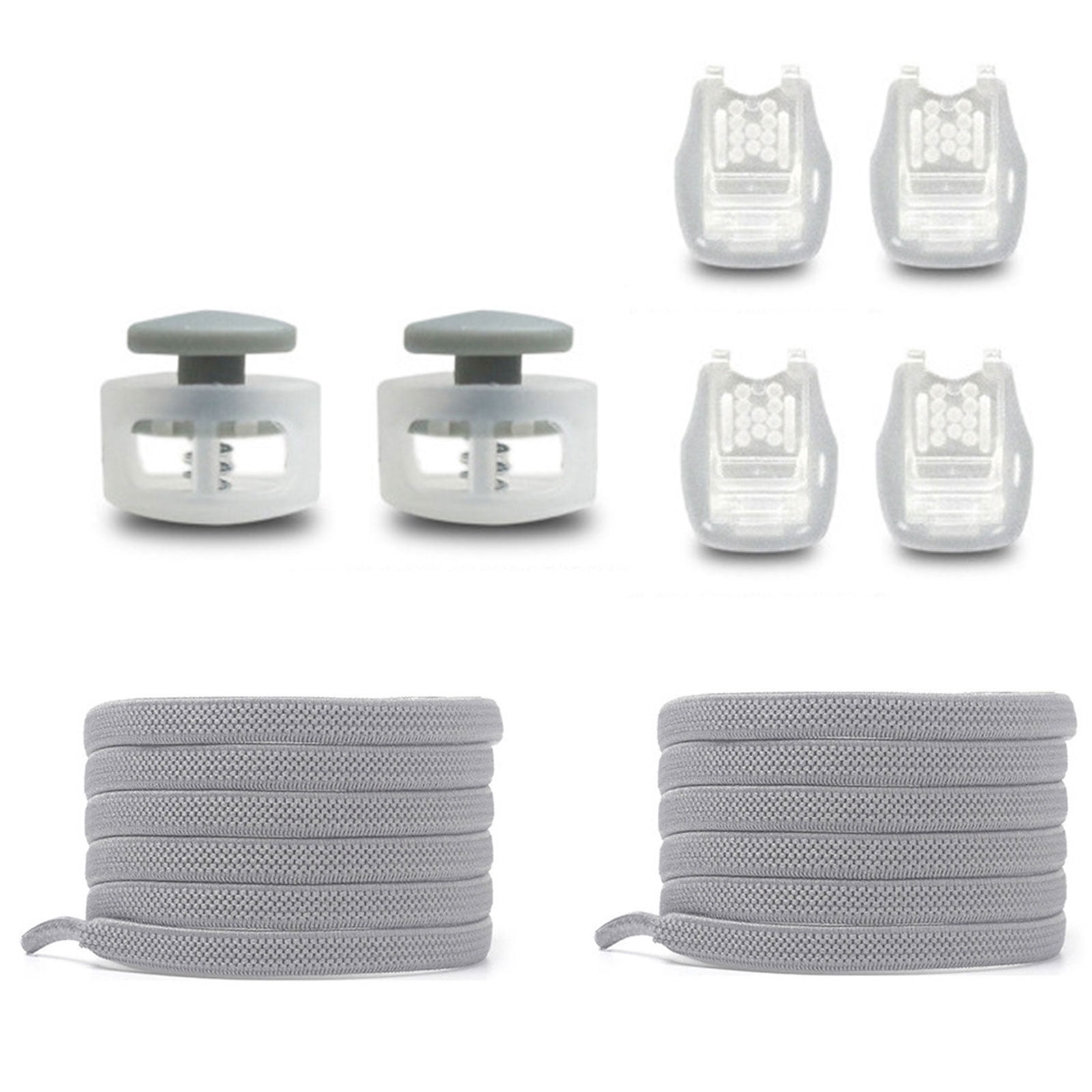 Slip On Shoelaces For Athletic Footwear Elastic Shoe Laces with Cord ...