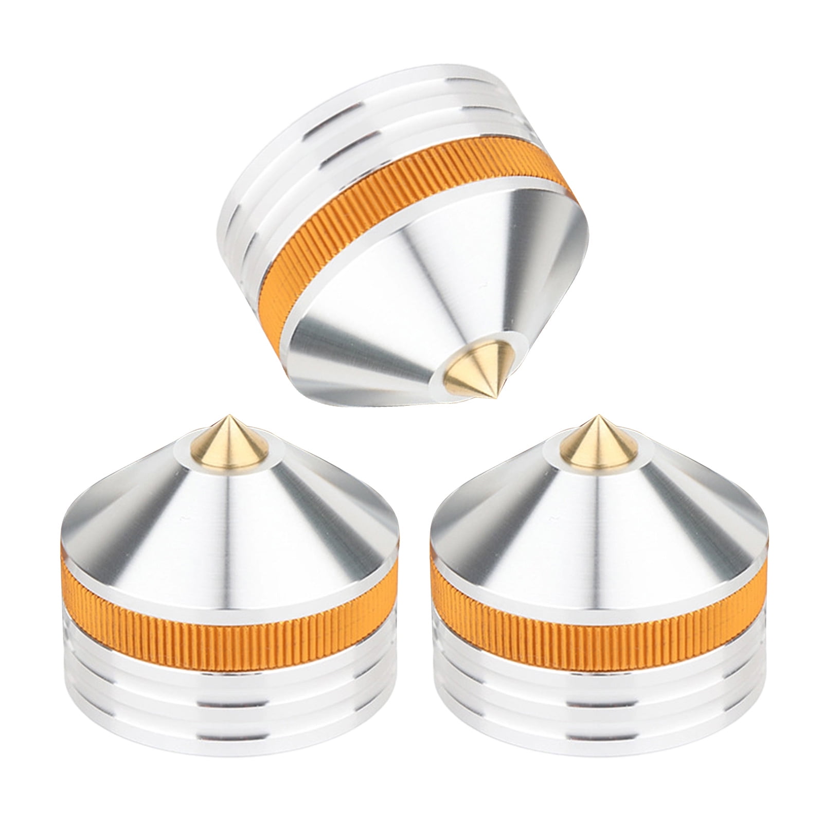 Slip Proof Brass Tip Loudspeaker Stabilizers Feet Vibrations Dampers ...