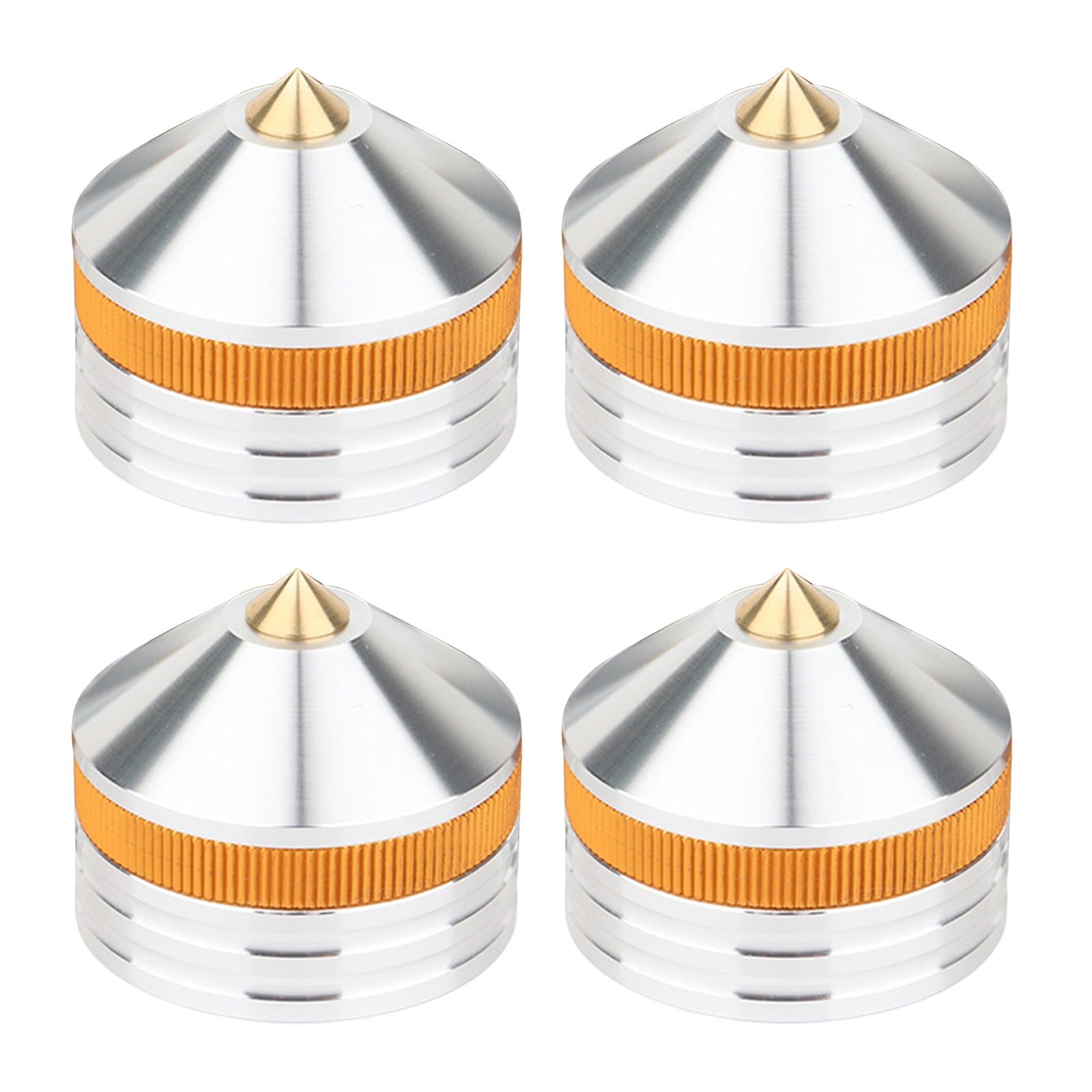 Slip Proof Brass Tip Loudspeaker Stabilizers Feet Vibrations Dampers ...