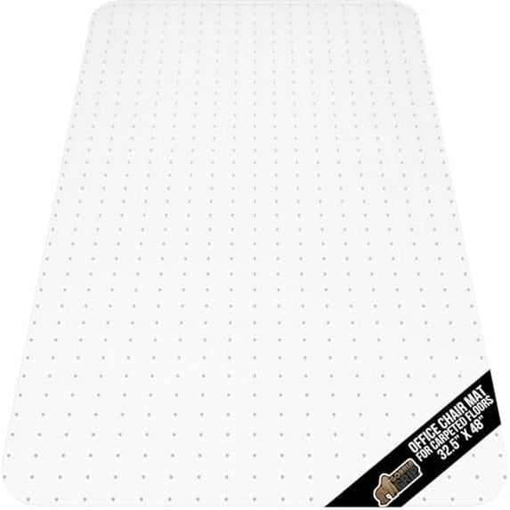 Slip Resistant Office Chair Mat for Carpet Floors, 36x48 Smooth Glide ...