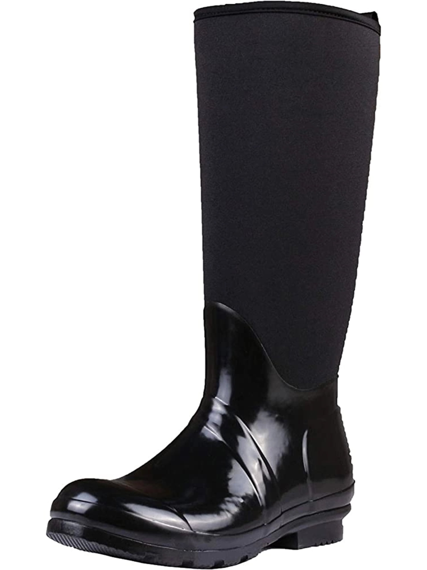 Slip-Resistant Women Rain Boots Neoprene Waterproof Boots Fashion Rain ...