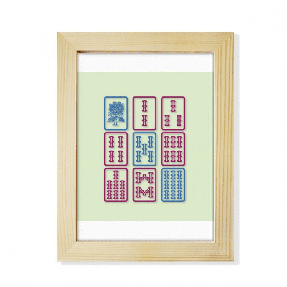 Slip Suit Mahjong Board Art Deco Fashion Desktop Adorn Photo Frame ...